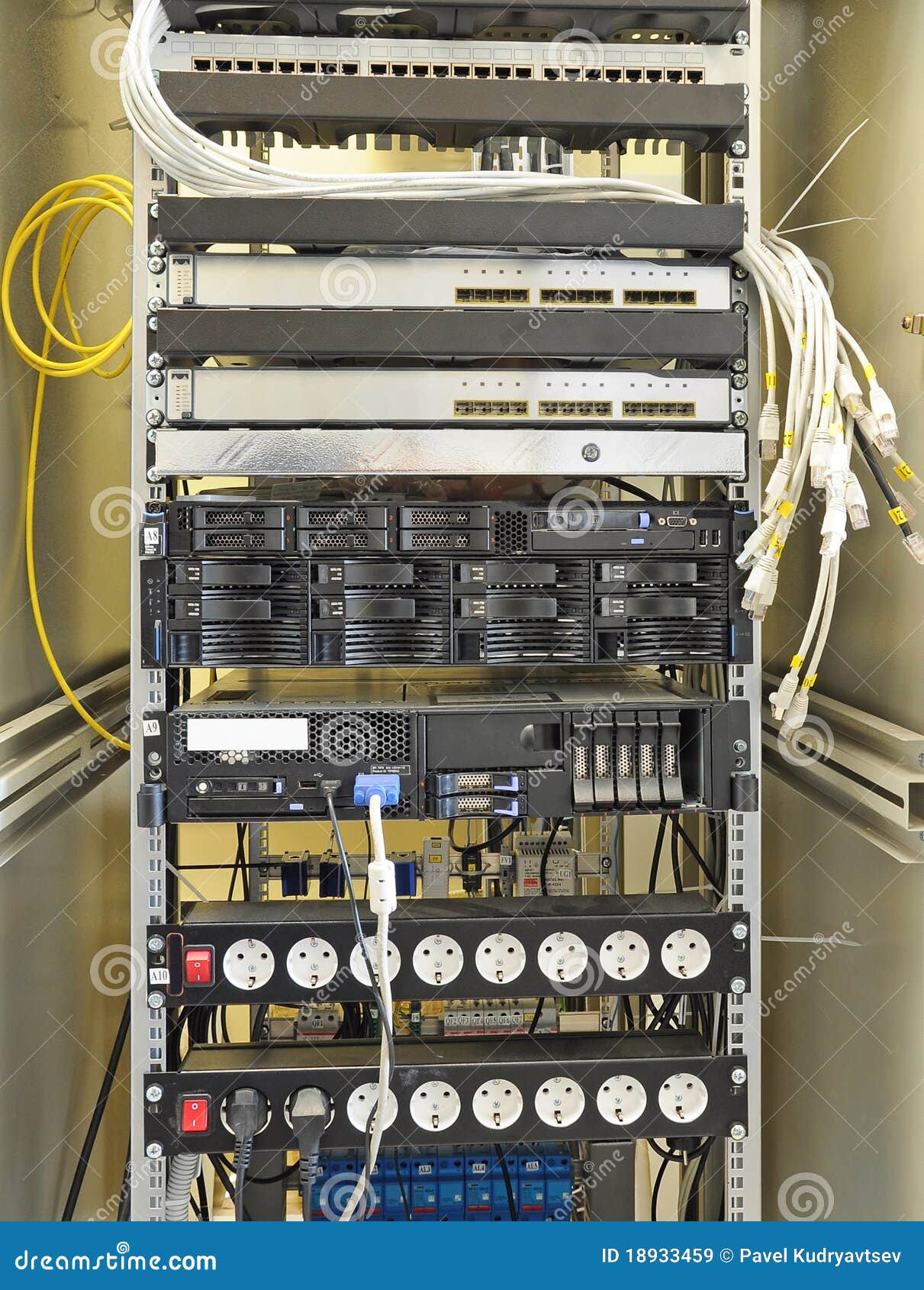 Electrical panel stock image. Image of automated, business - 18933459