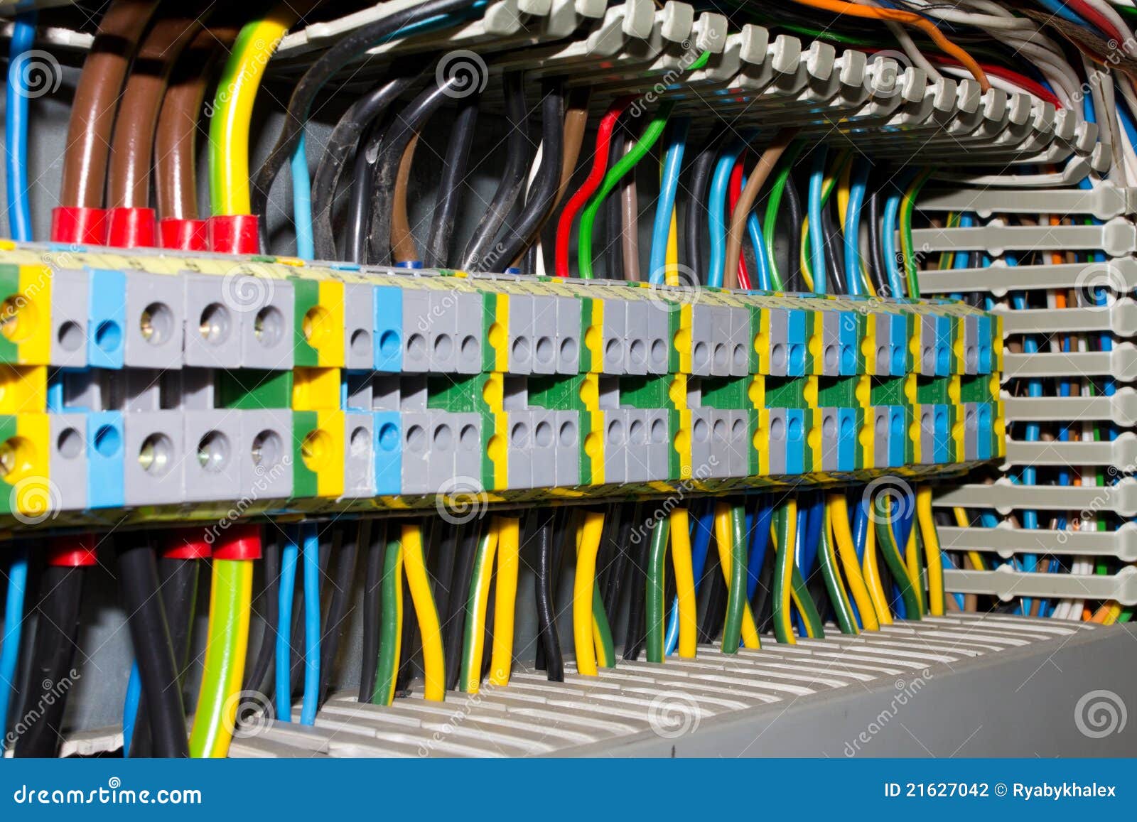 Electrical panel stock photo. Image of circuits, electricity - 21627042