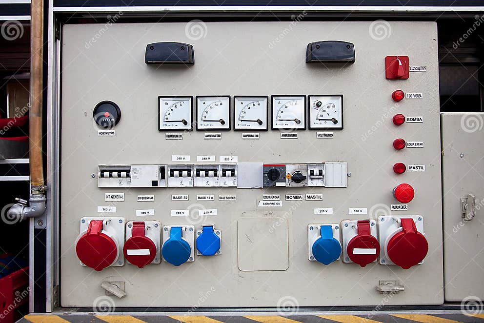 Electrical panel stock photo. Image of panels, current - 22962306