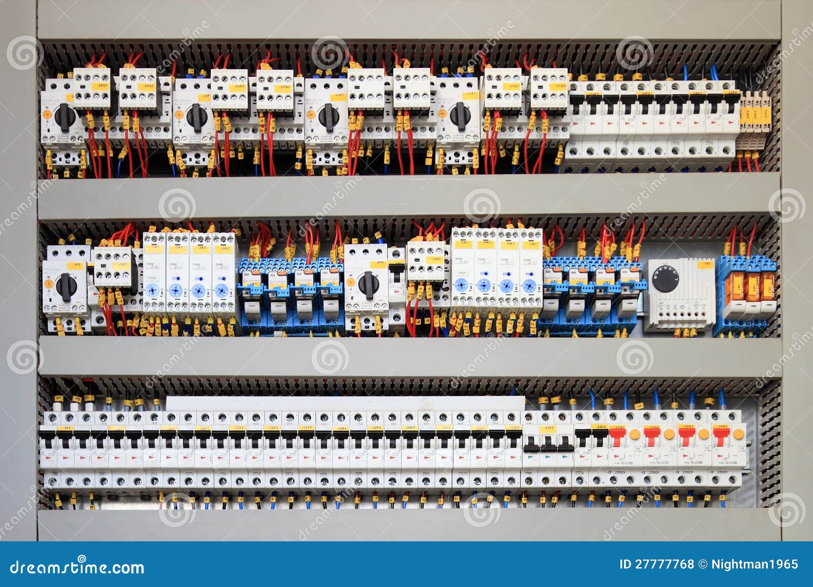 Electrical panel stock photo. Image of manufacturing - 27777768