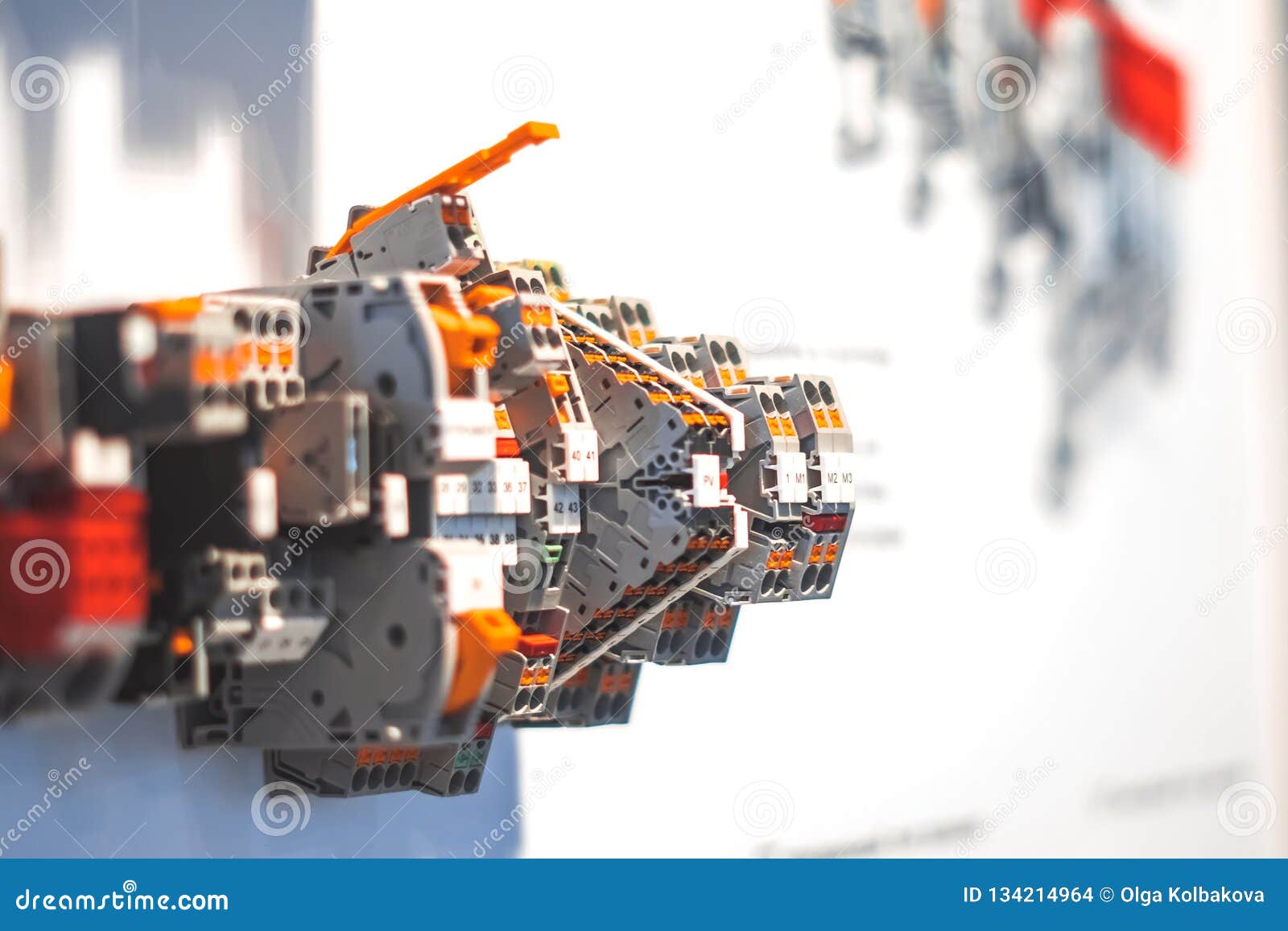 Electrical Panel at a Assembly Line Factory. Stock Photo - Image of ...