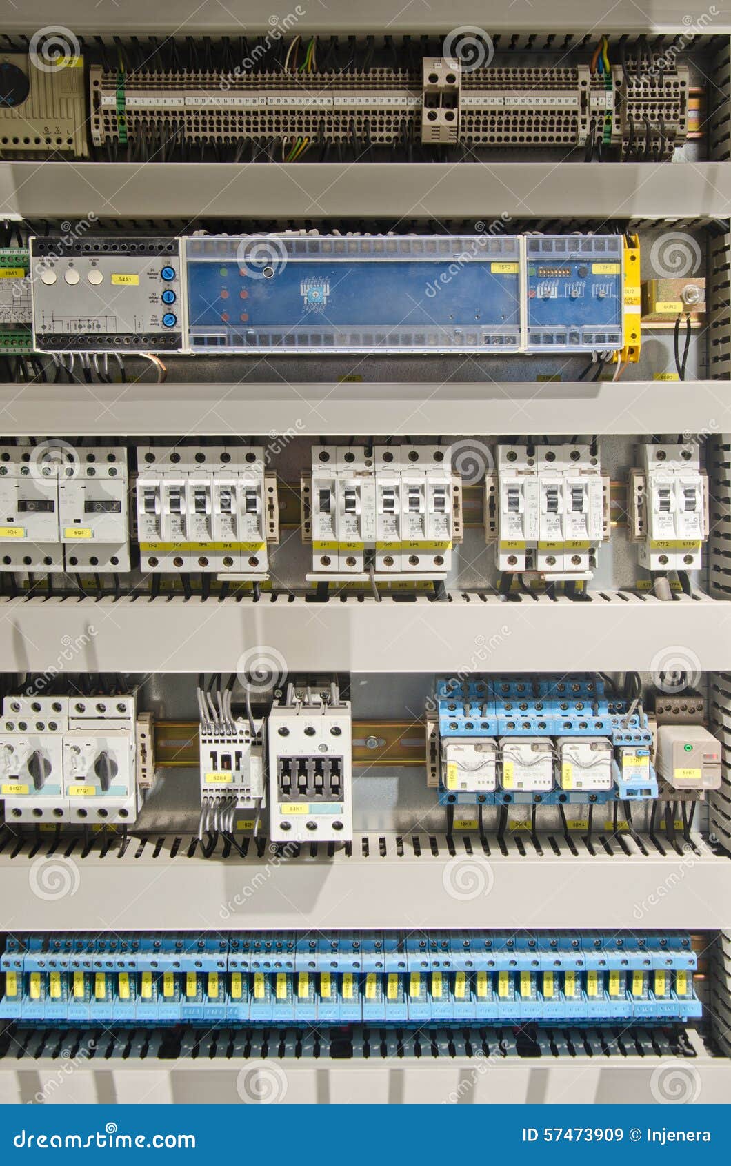 Electrical panel stock image. Image of manufacturing - 57473909