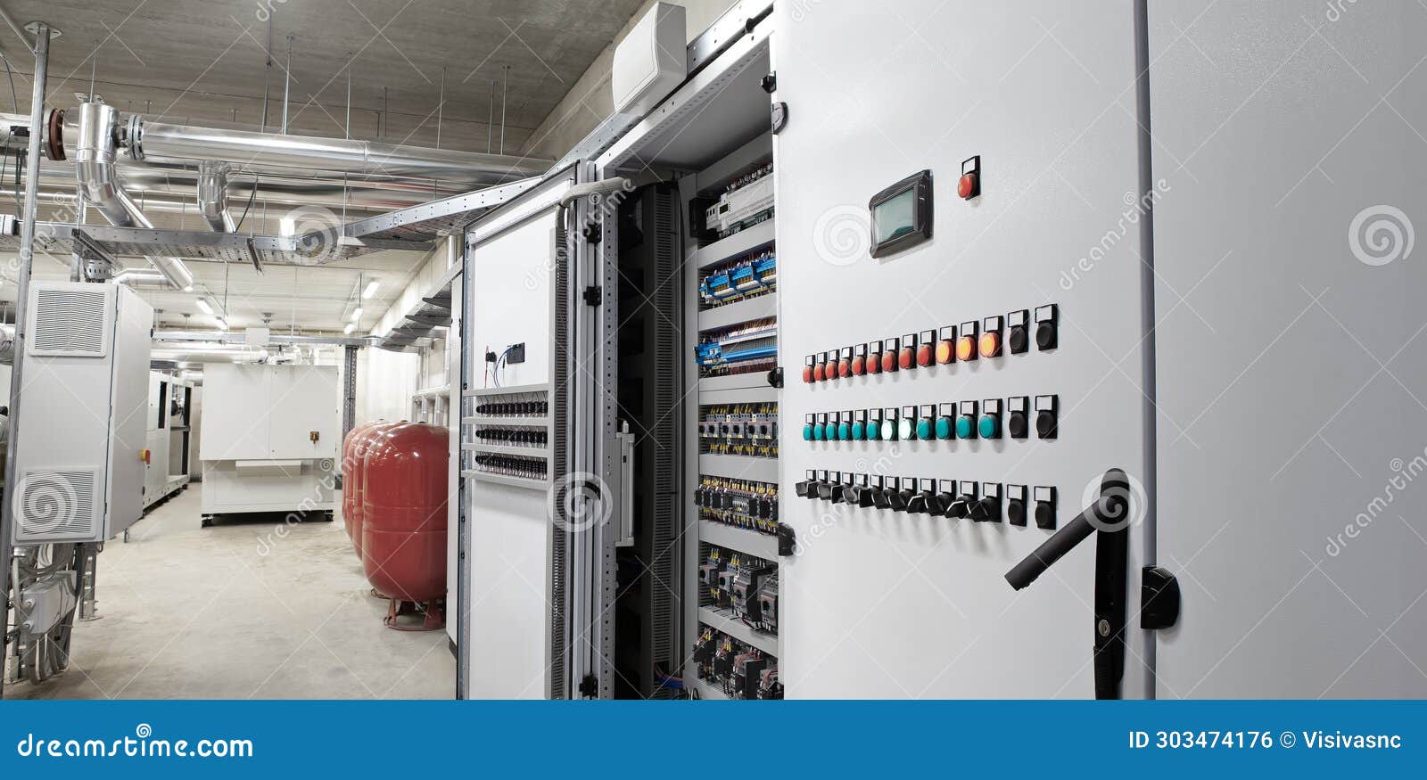 Electrical Panel Cabinet for HVAC System Control, Managing Heating ...