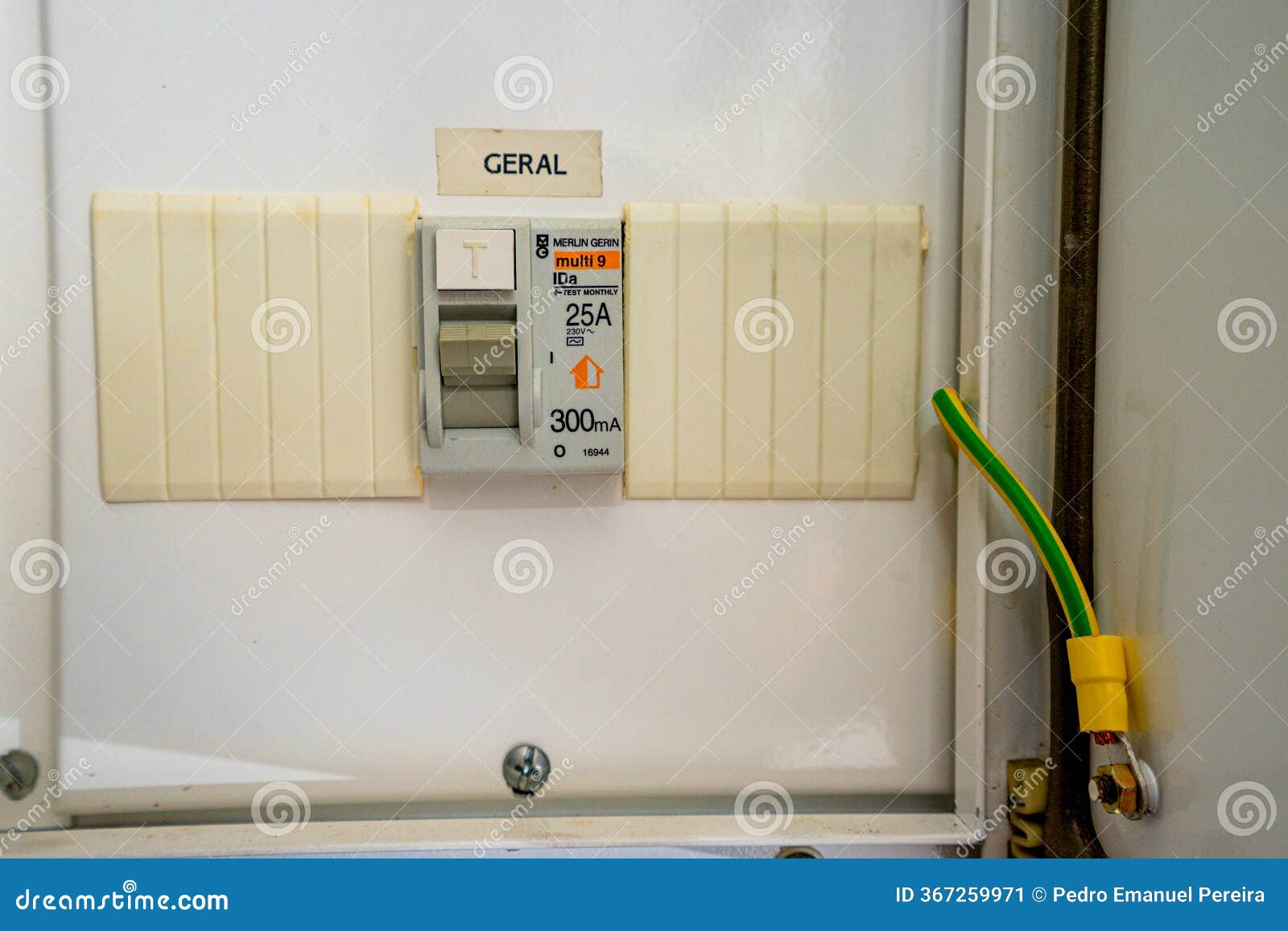 Circuit Breakers, Intermediate Relay And Phase Control Relay In The ...