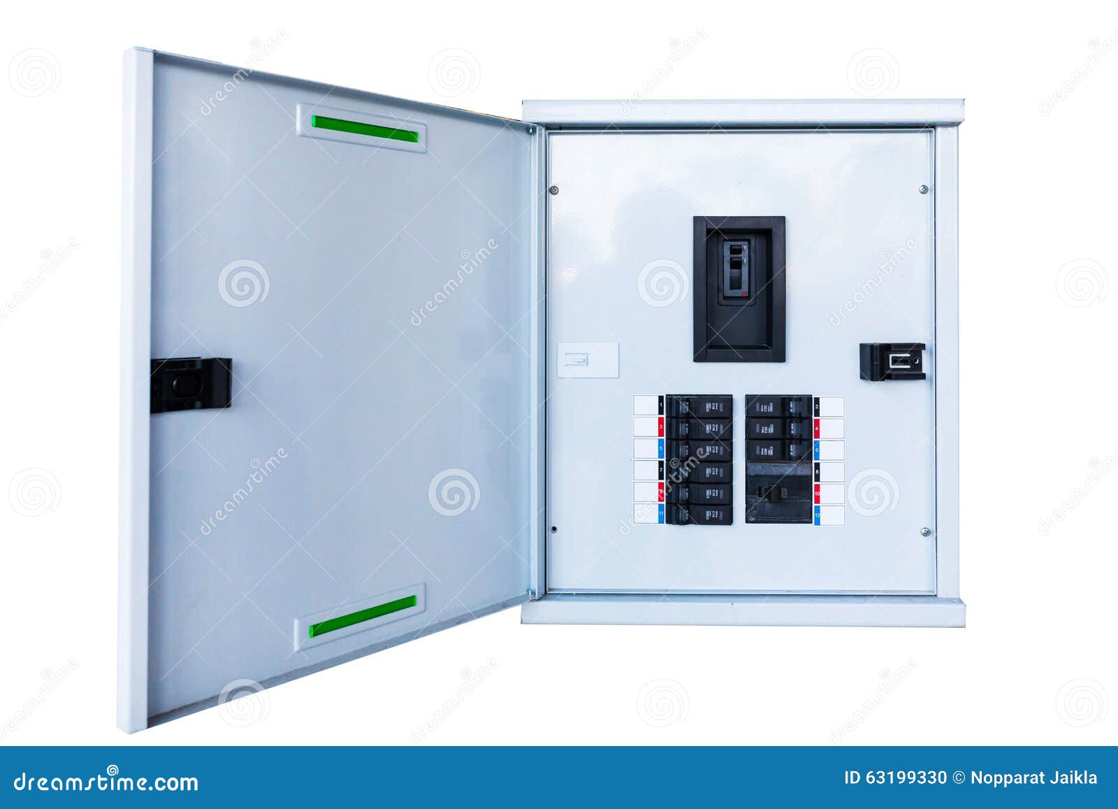 Electrical Panel Controls and Switches Stock Photo - Image of metal ...