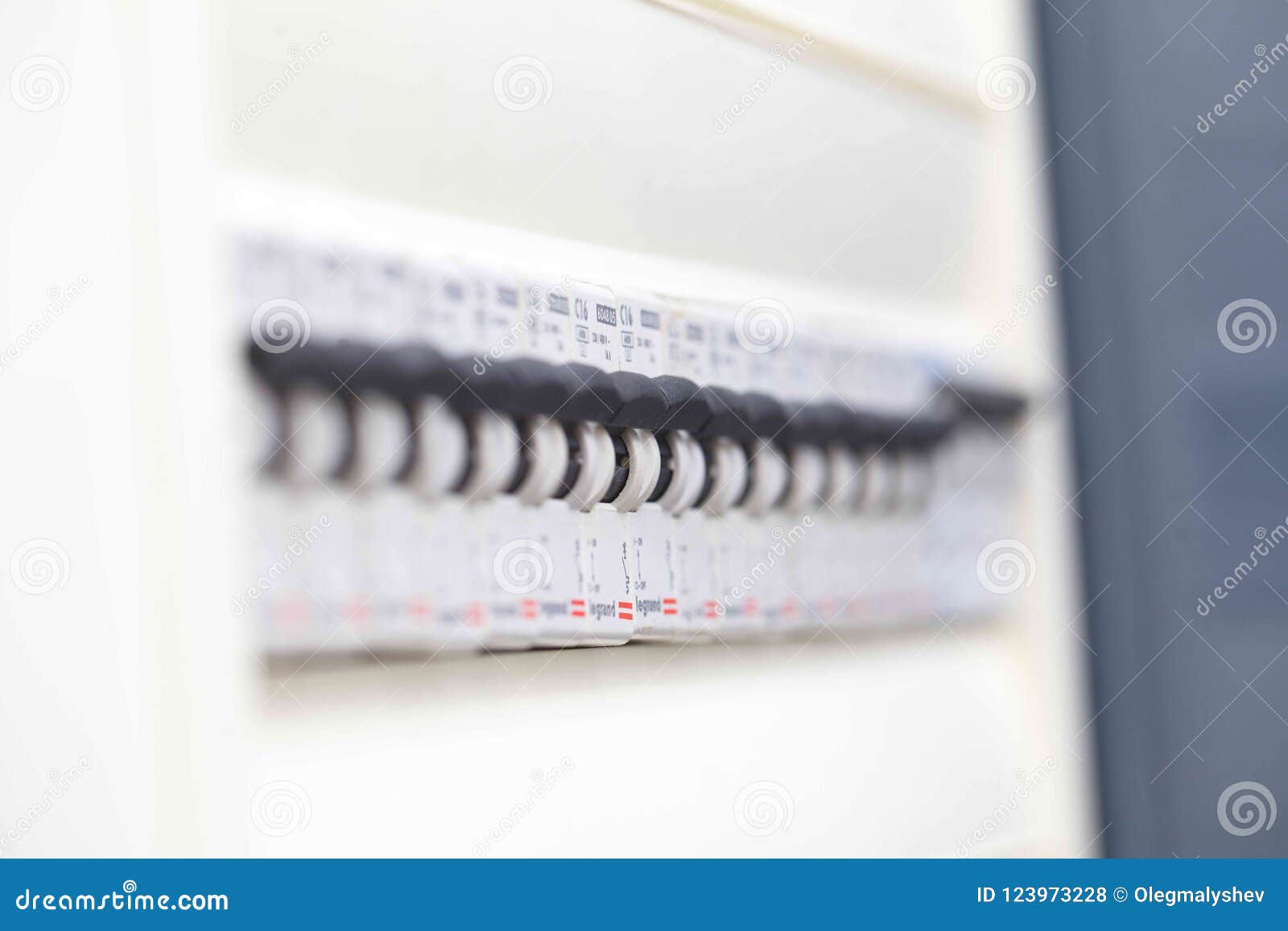 New Modern Plastic Electrical Panel Houses Editorial Stock Photo ...