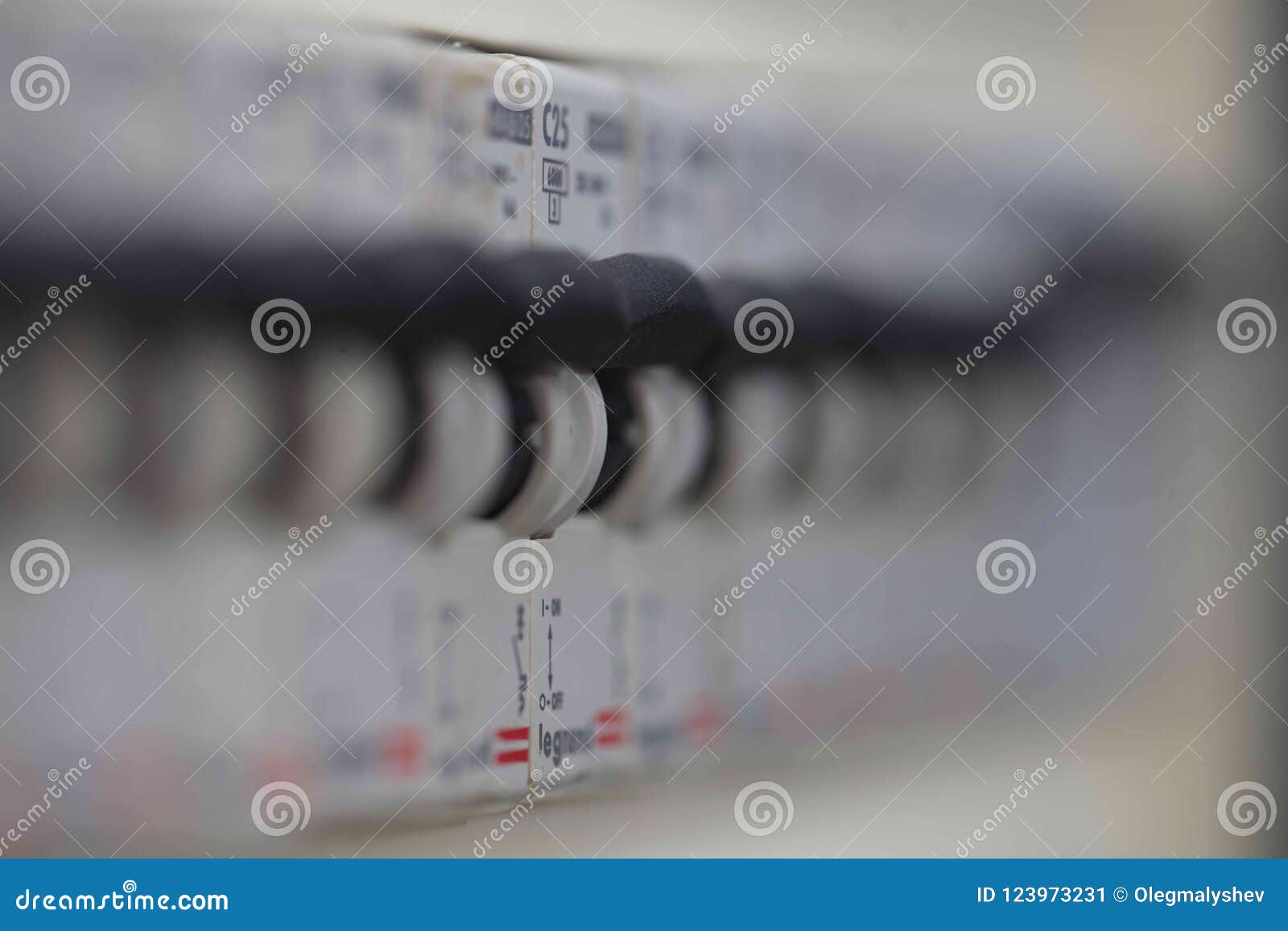 New Modern Plastic Electrical Panel Houses Editorial Photo - Image of ...