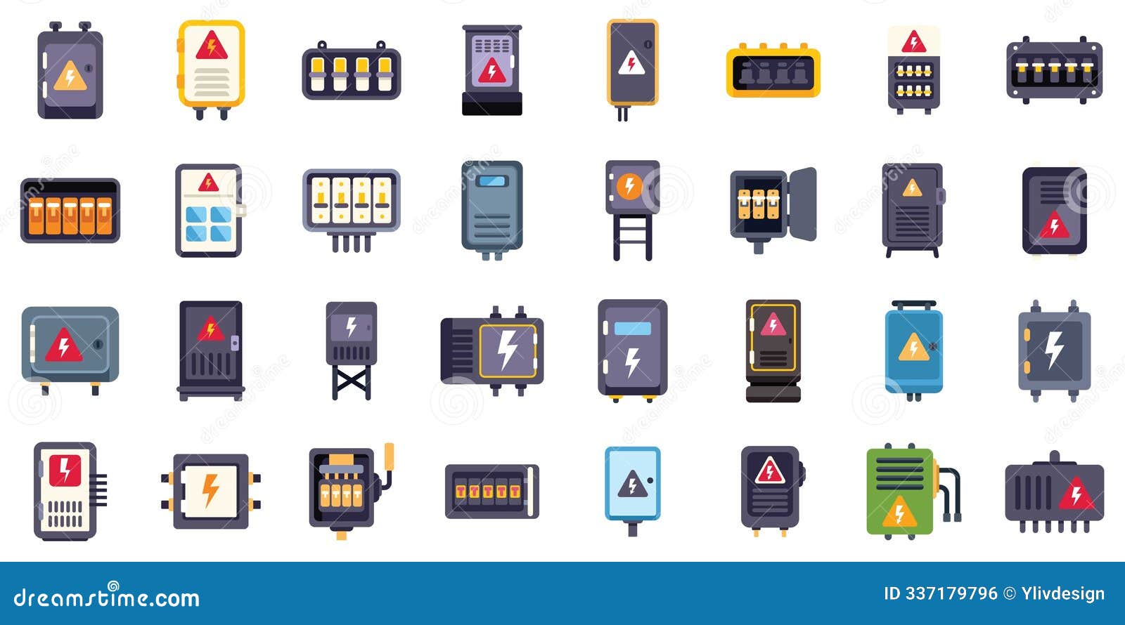 Electrical Panel With Switches, Fuse, Contactor, Wire, Automatic ...
