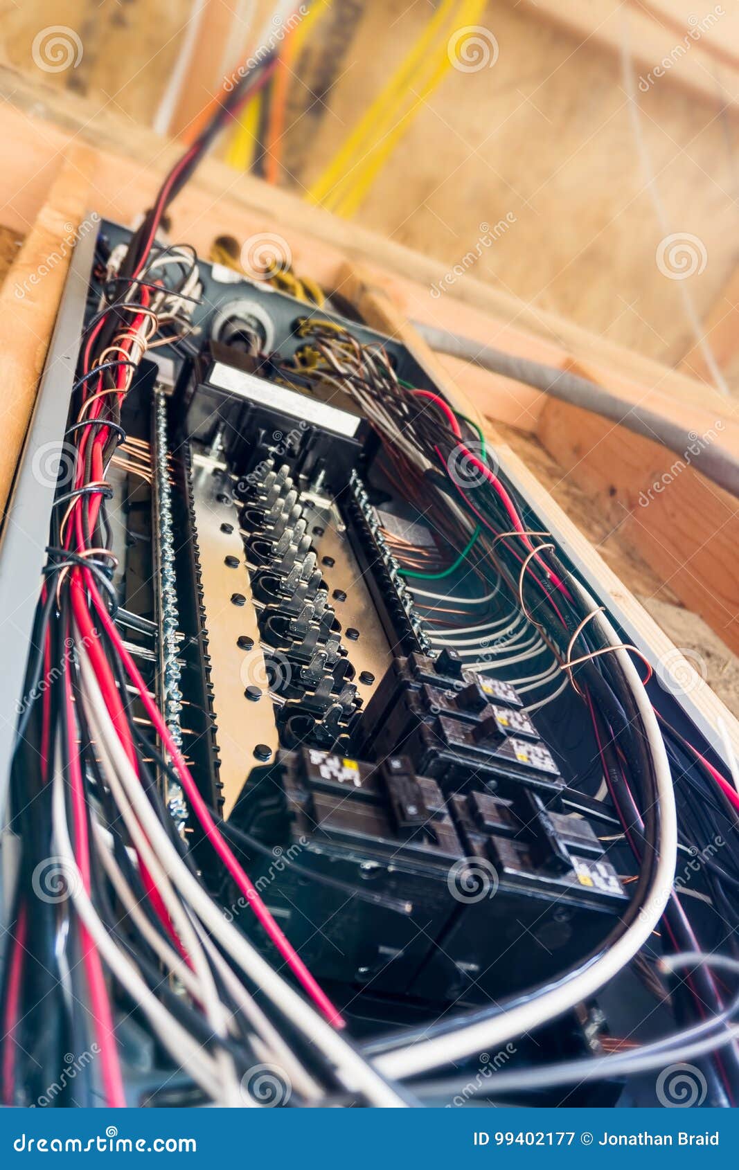 Electrical Panel stock image. Image of site, development - 99402177