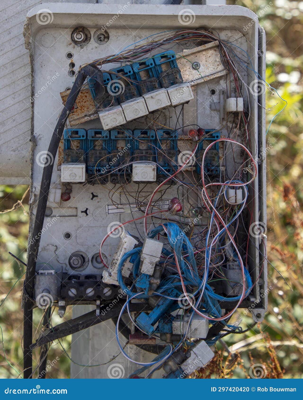 Electrical panel stock photo. Image of bulb, color, adapter - 297420420