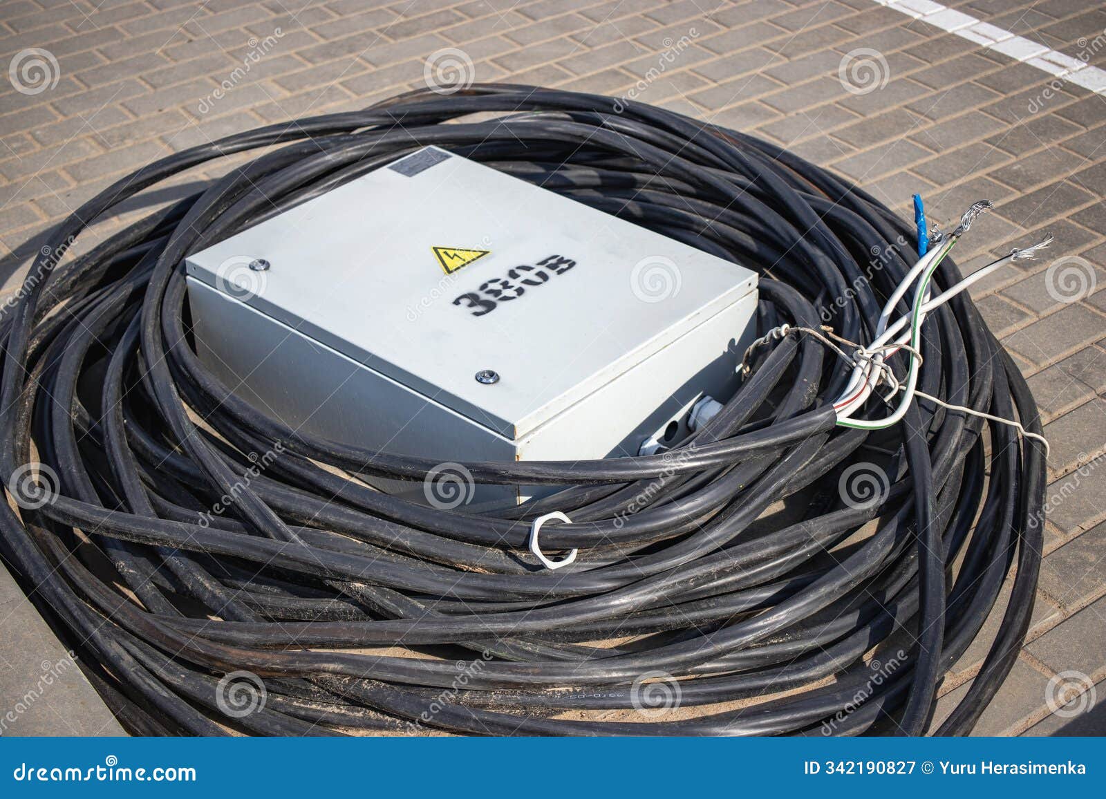 Electrical Panel Ready for Installation on a Construction Site for ...