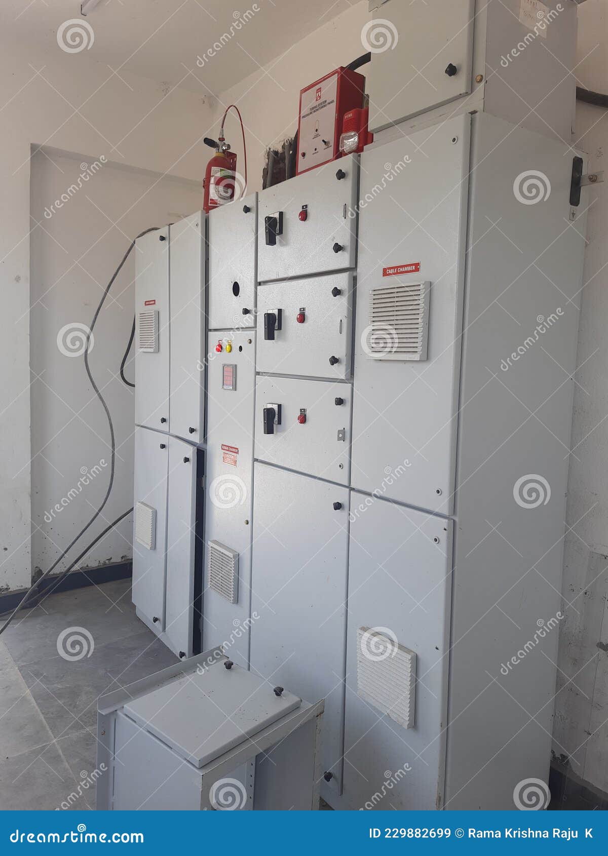 Electrical panel room stock image. Image of clothing - 229882699