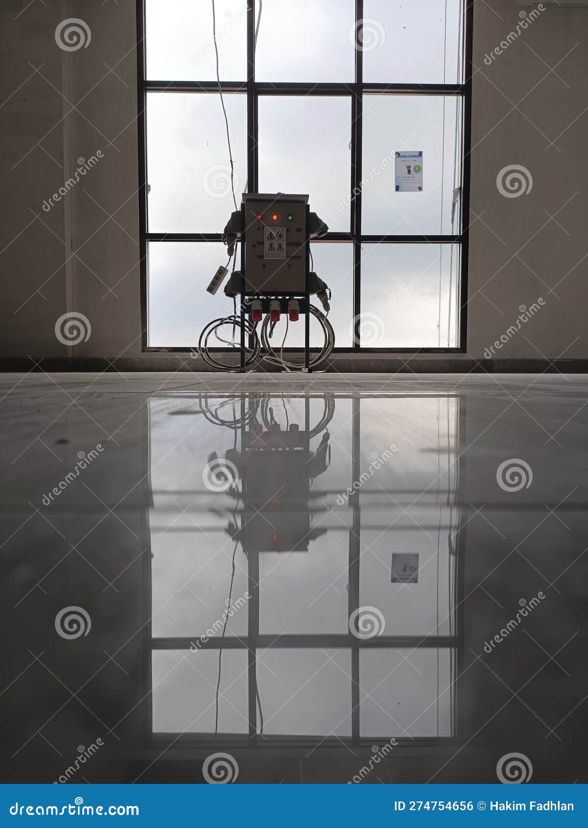 Electrical Panel To Support Contruction Work Stock Photo - Image of ...