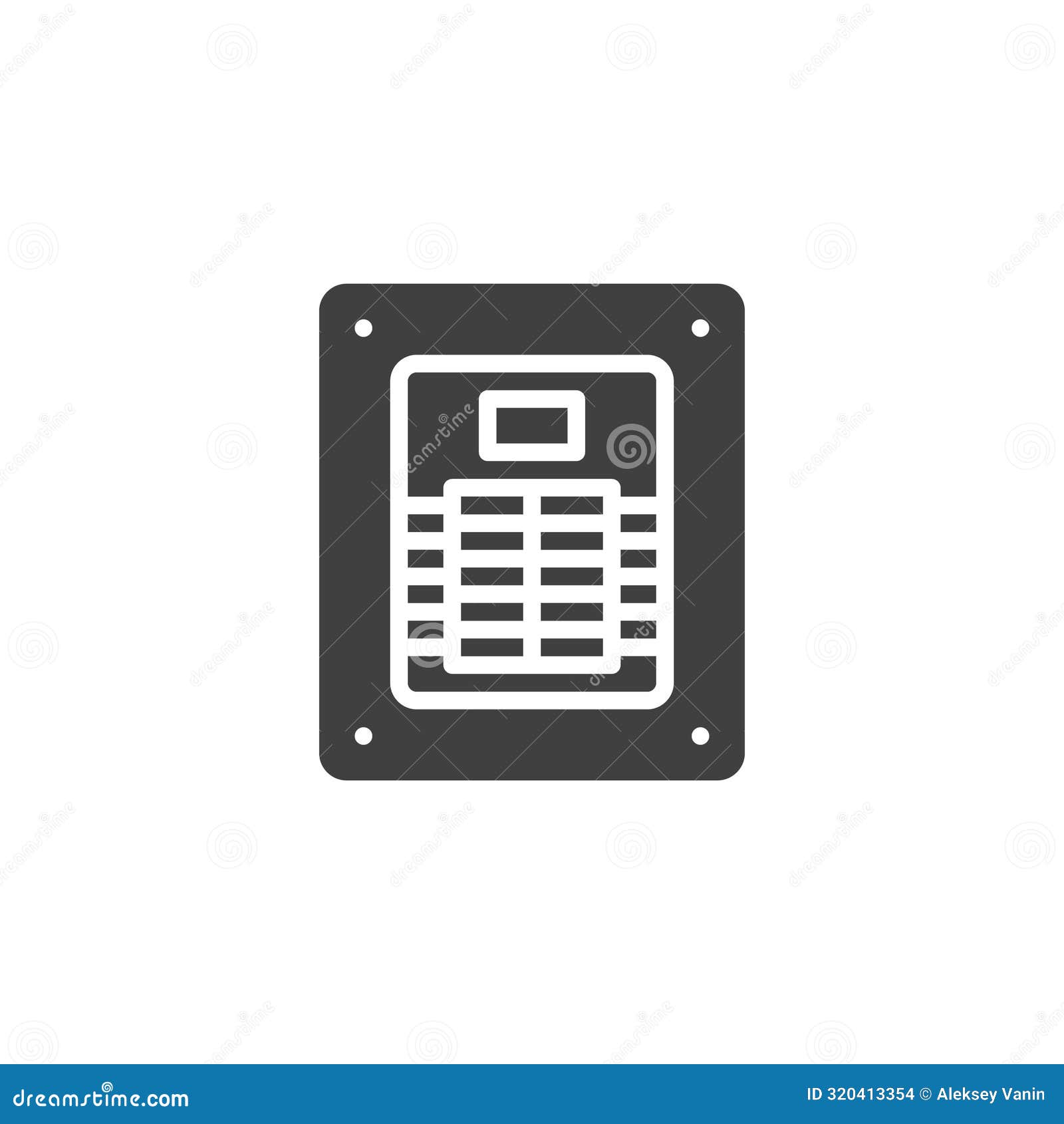 Electrical Panel With Multiple Circuit Breakers Controlling Power ...
