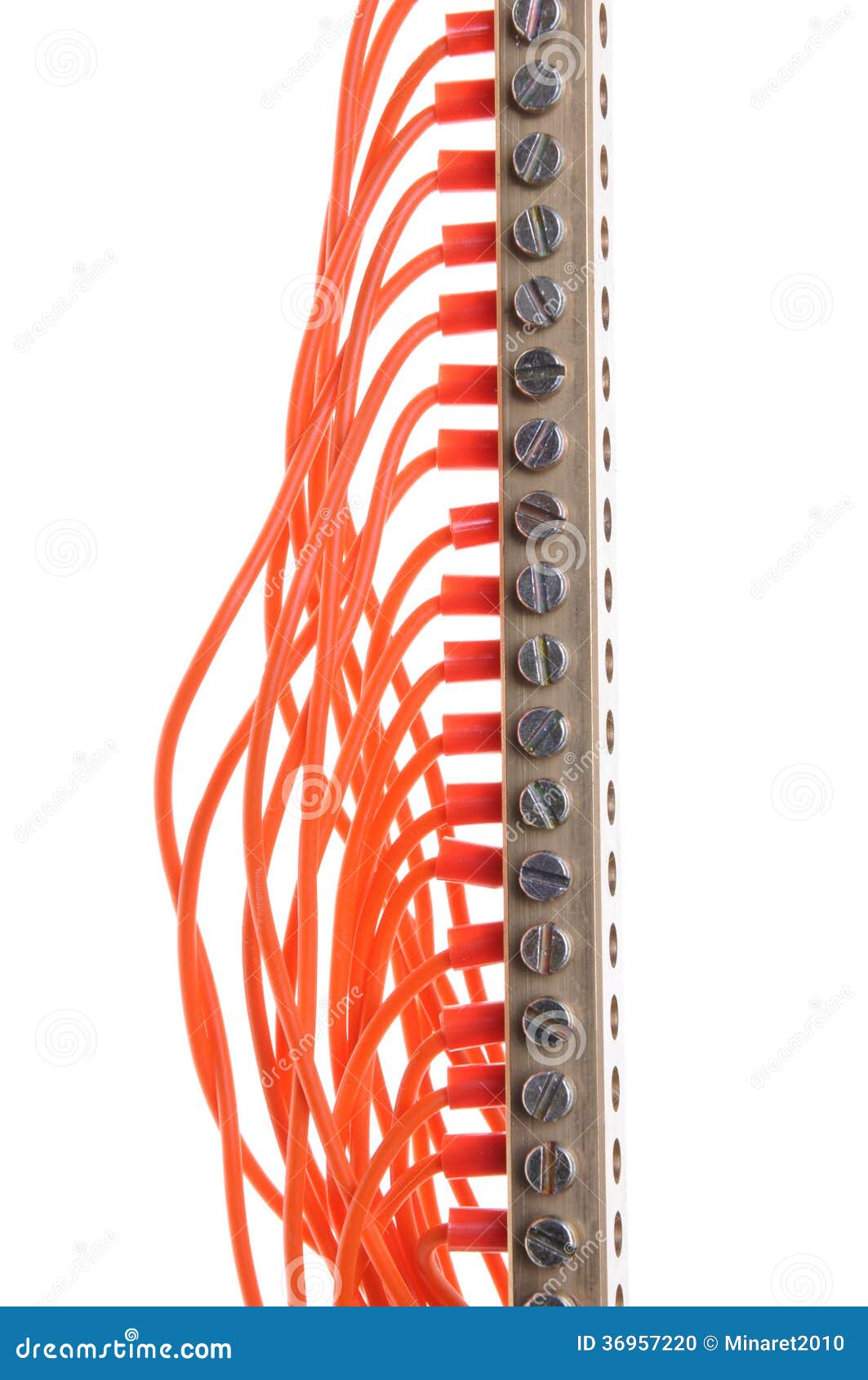 Electrical Panel with Wires Stock Photo - Image of installation ...