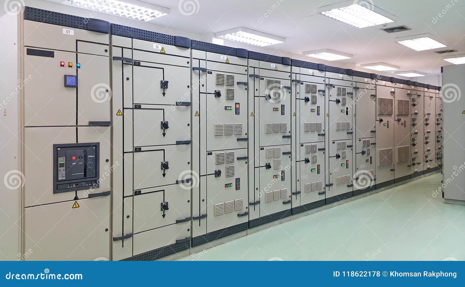 Electrical Part and Accessories in the Control Cabinet , Control and ...