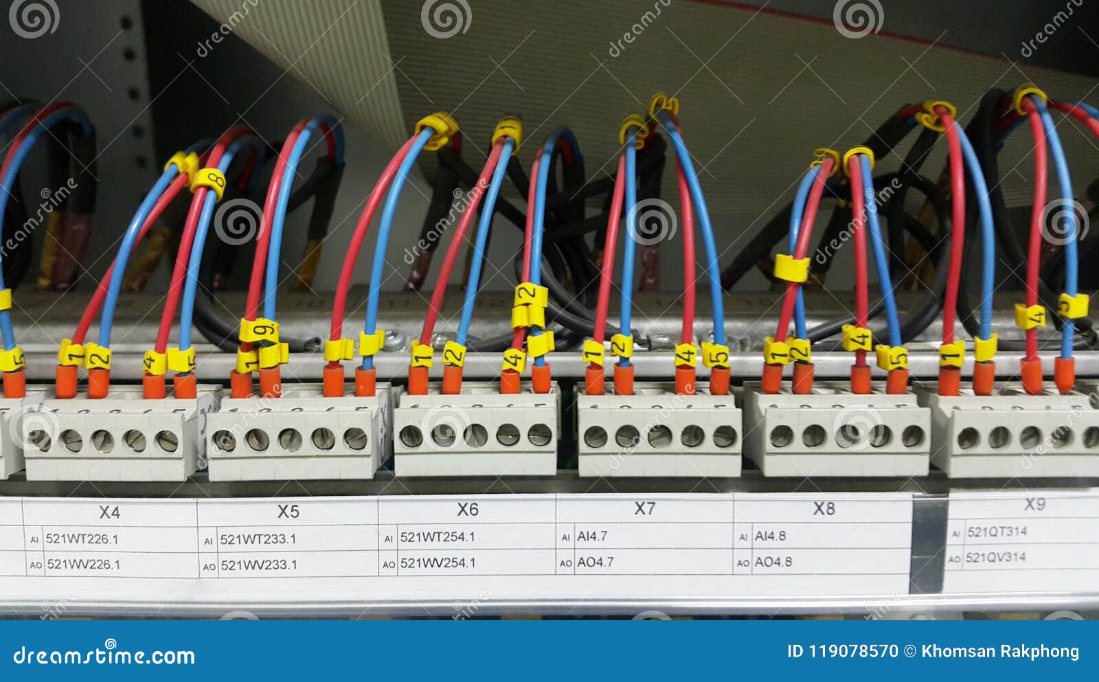 Electrical Part and Accessories in the Control Cabinet , Control and ...