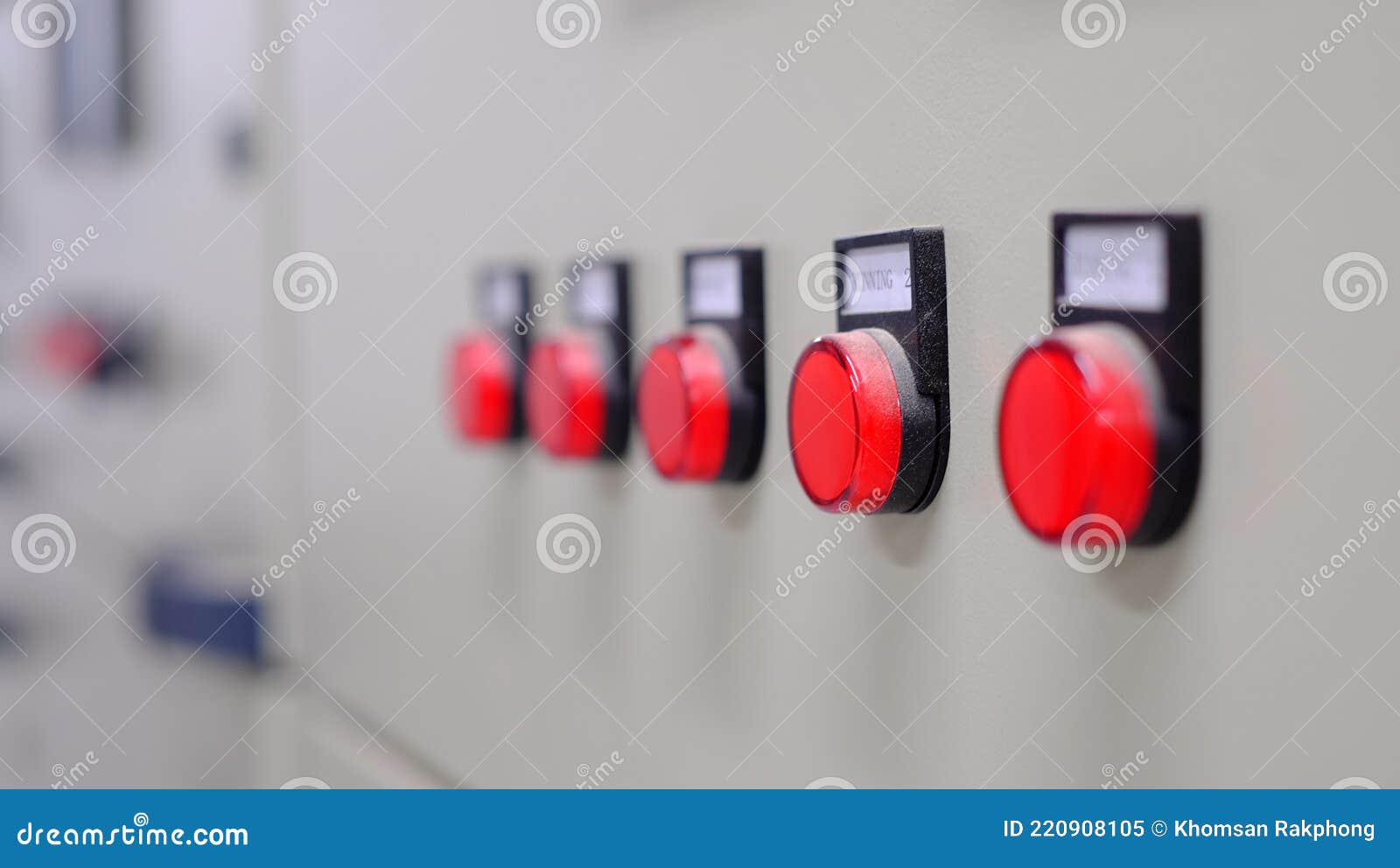 Electrical Part and Accessories in the Control Cabinet Stock Image ...