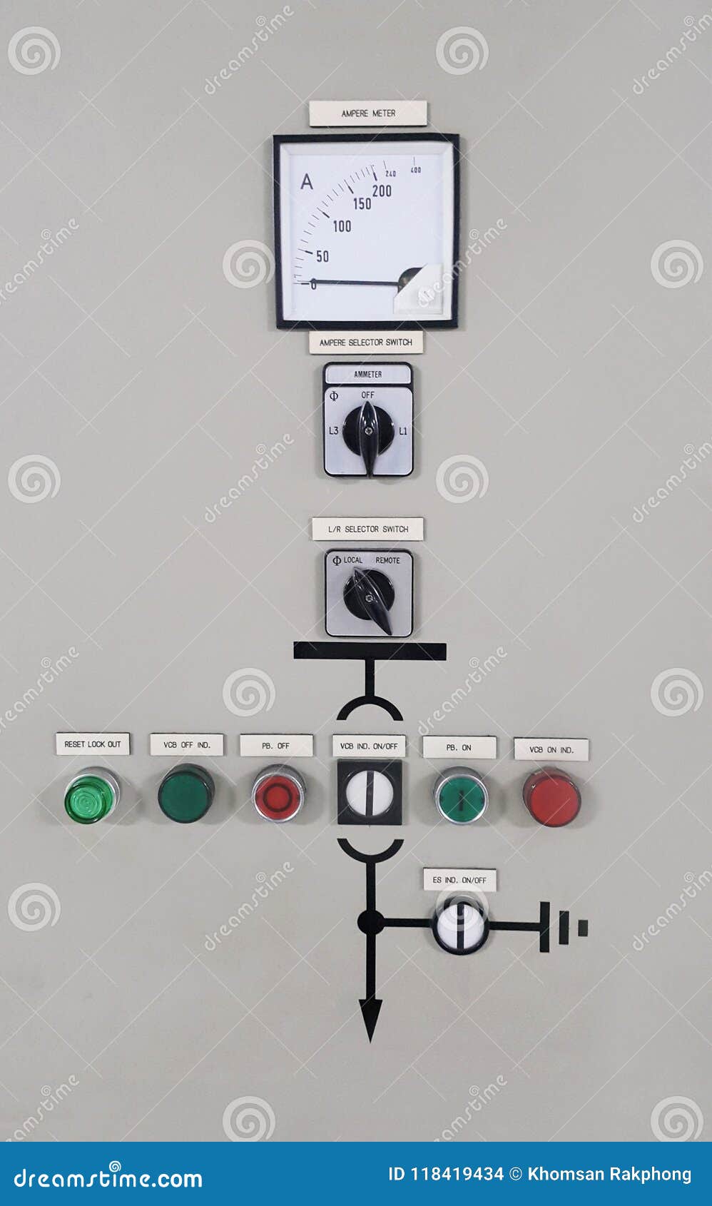 Electrical Part and Accessories in the Control Cabinet , Control and ...