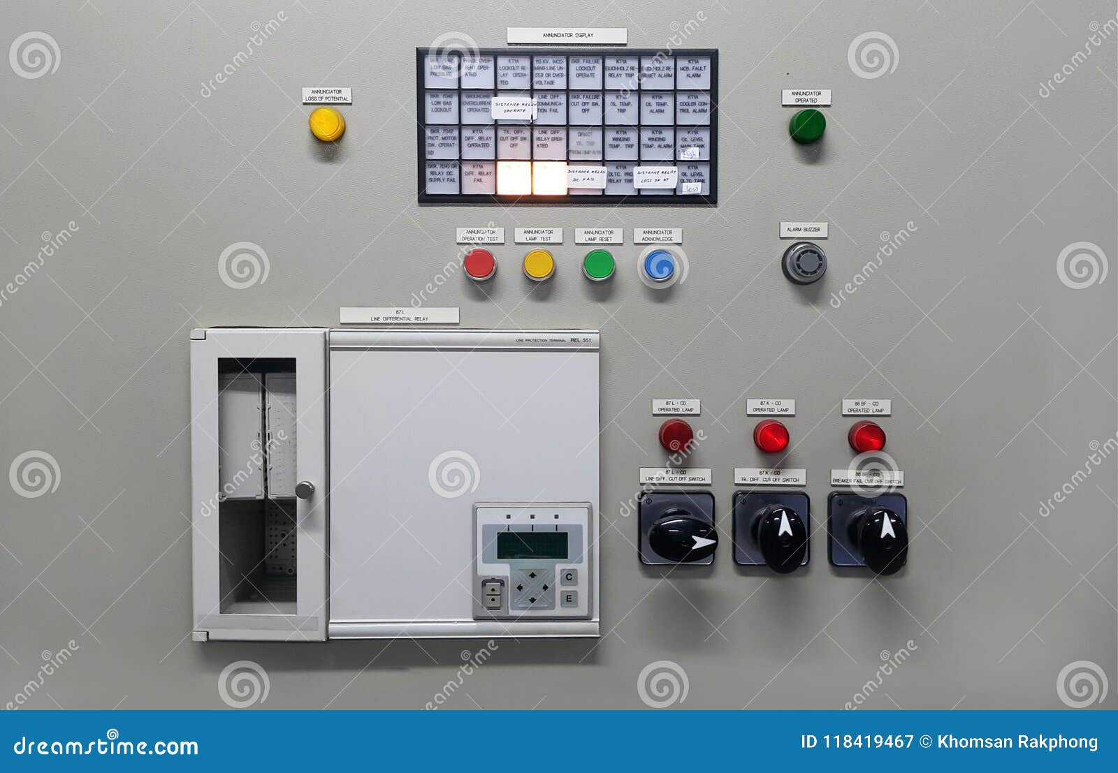 Electrical Part and Accessories in the Control Cabinet , Control and ...