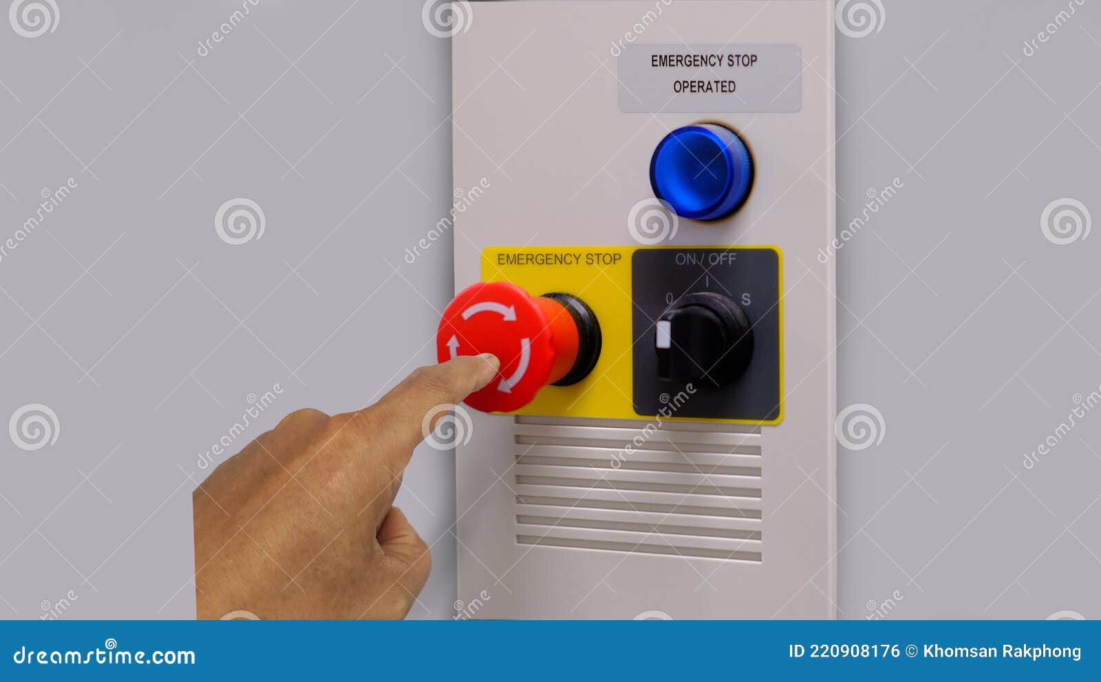 Lockout Tagout On Emergency Stop Button