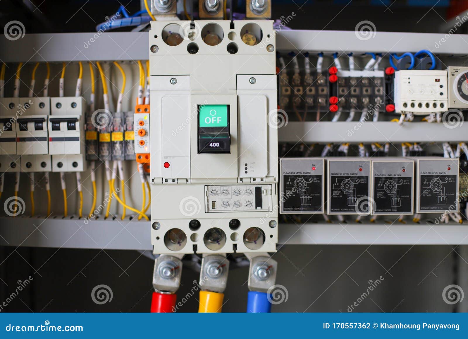 Electrical Part and Accessories in the Control Cabinet with Static ...