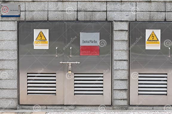 Electrical Pillar Box stock image. Image of hong, utility - 161684197