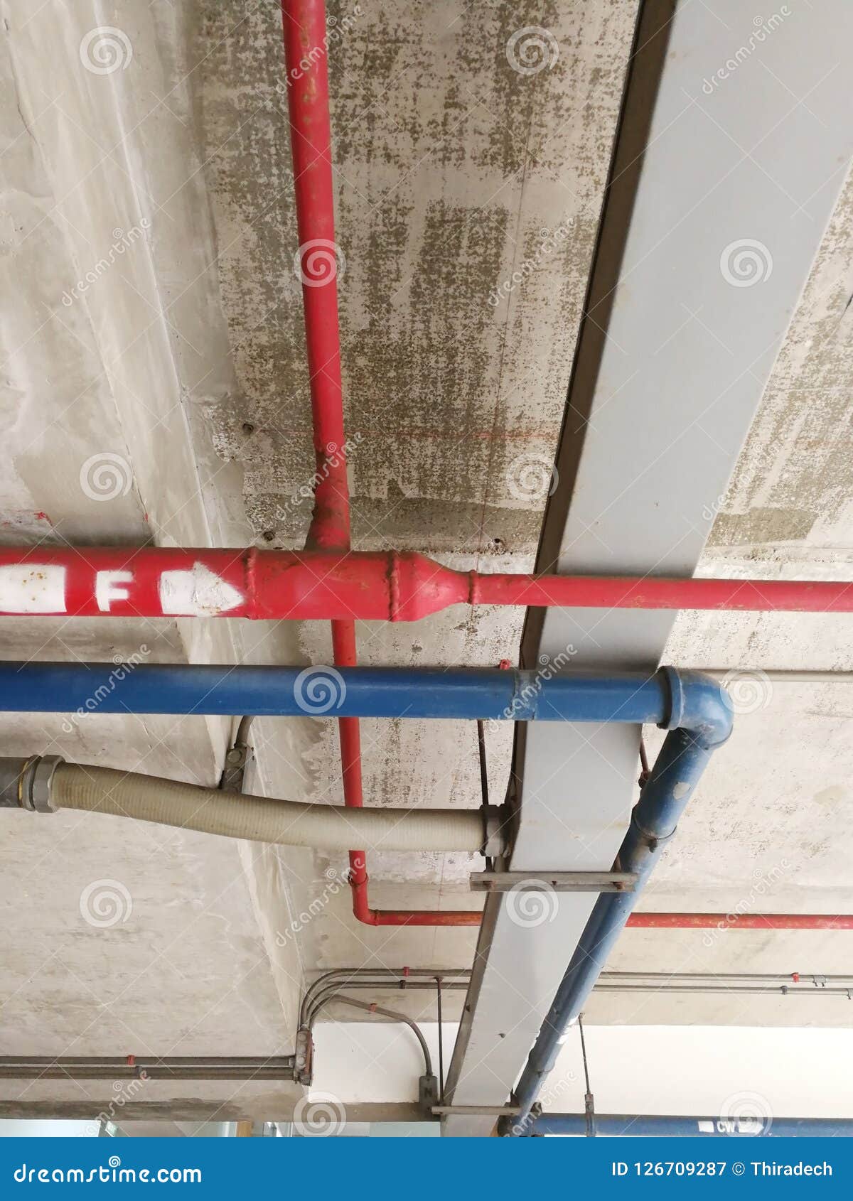 Electrical Pipe Installation Stock Image | CartoonDealer.com #48580933
