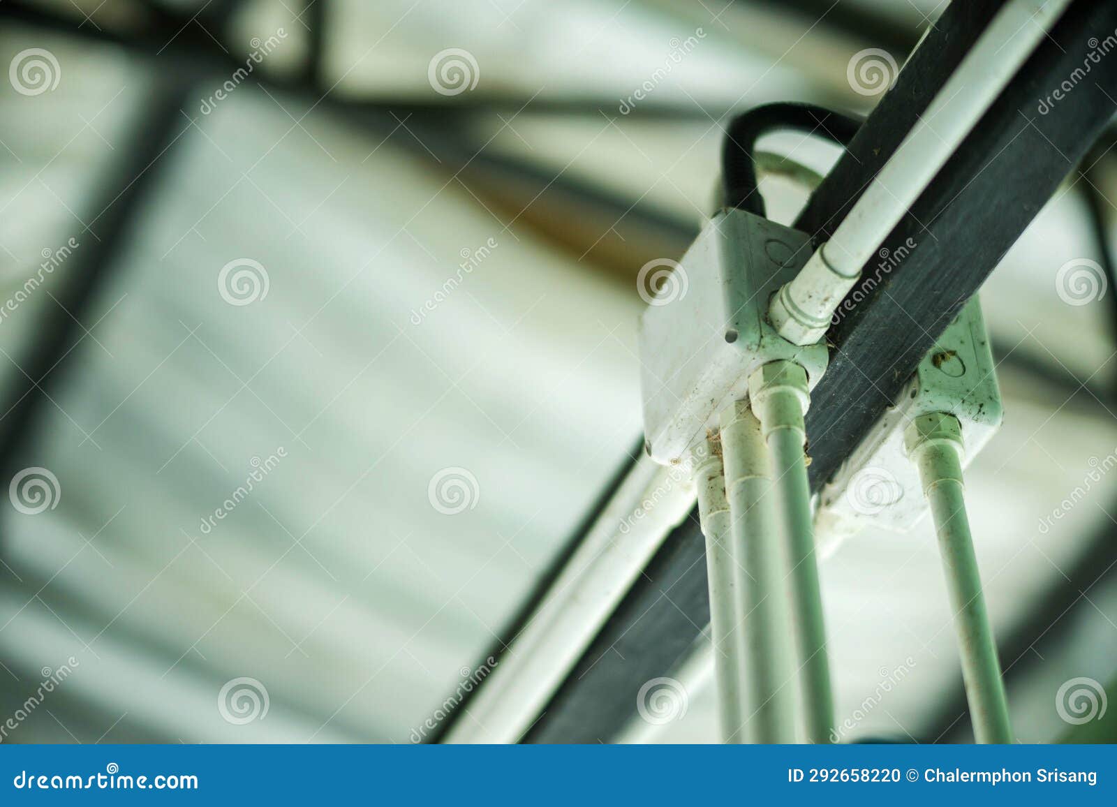 Electrical Pipe System, Standard Electrical Rails, Technology Stock ...