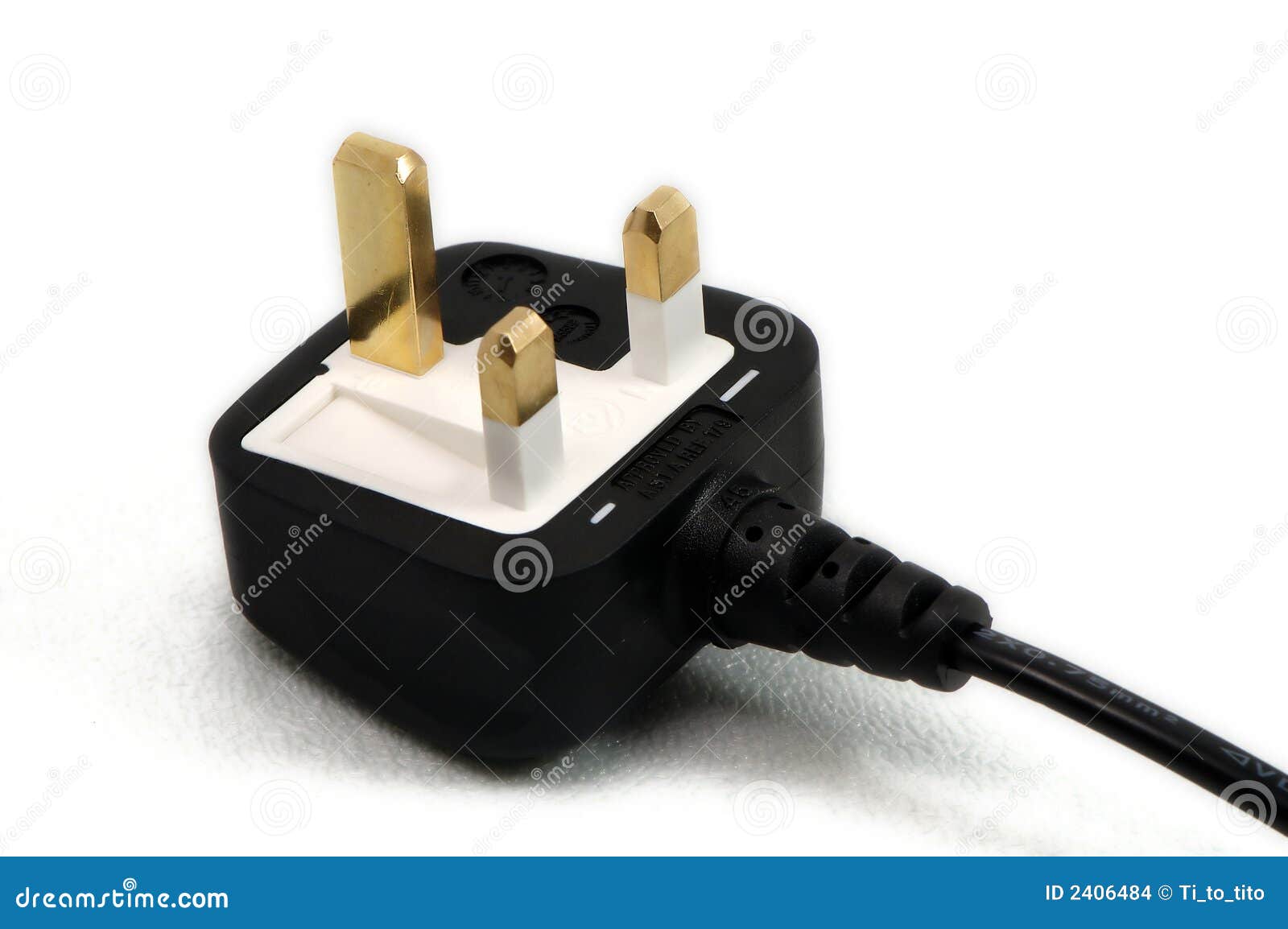 Electrical Box, Plug And Cube With Connected Copper Wires And Drawings ...