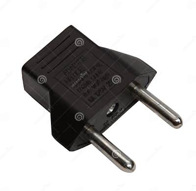 Electrical plug adapter stock photo. Image of connector - 26347372
