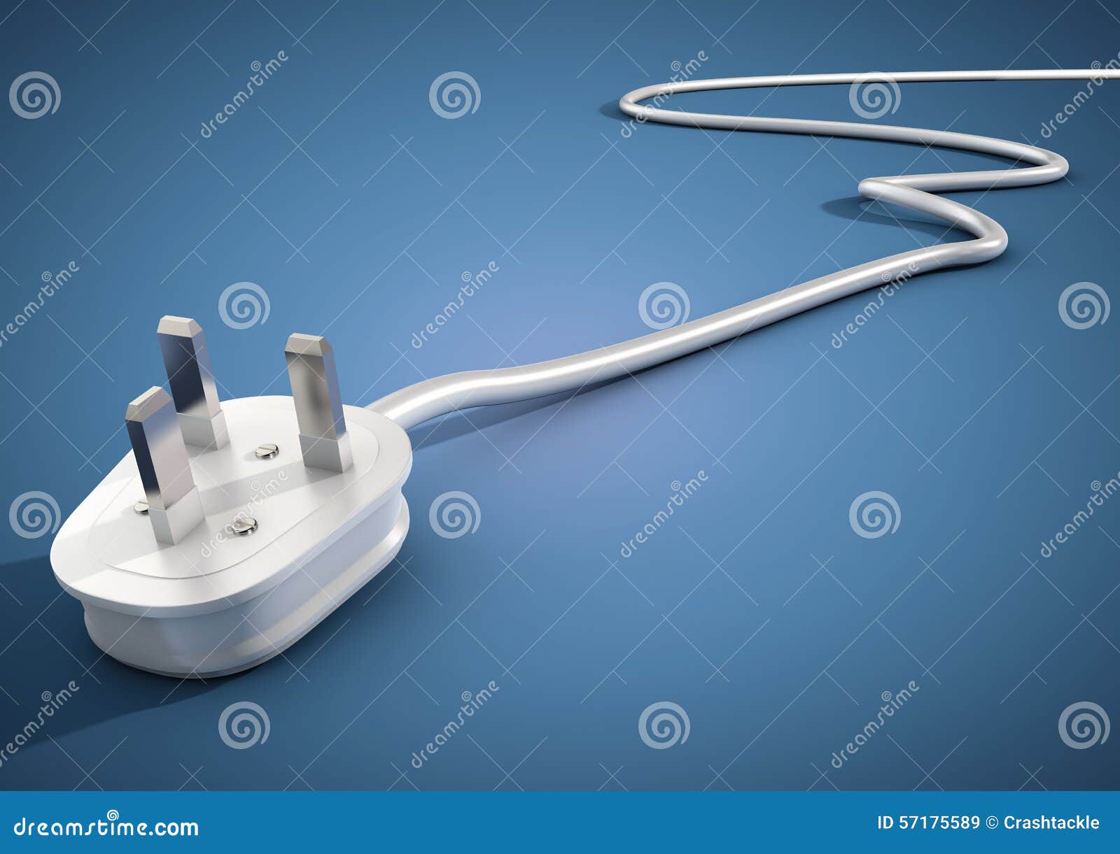 Plugged In Surge Protector Cartoon Vector | CartoonDealer.com #87984955