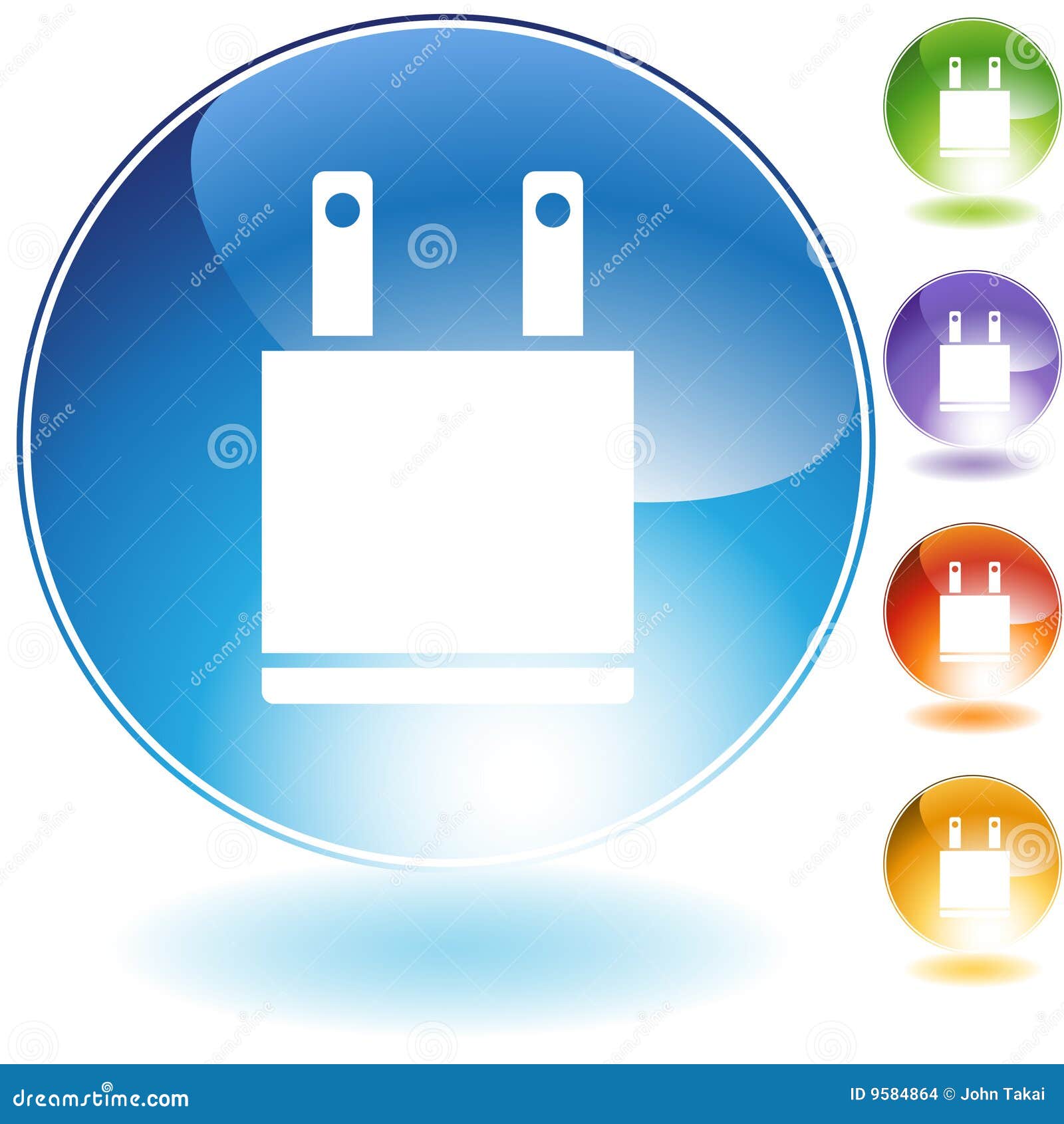 Electrical Plug Icon stock vector. Illustration of connection - 9584864