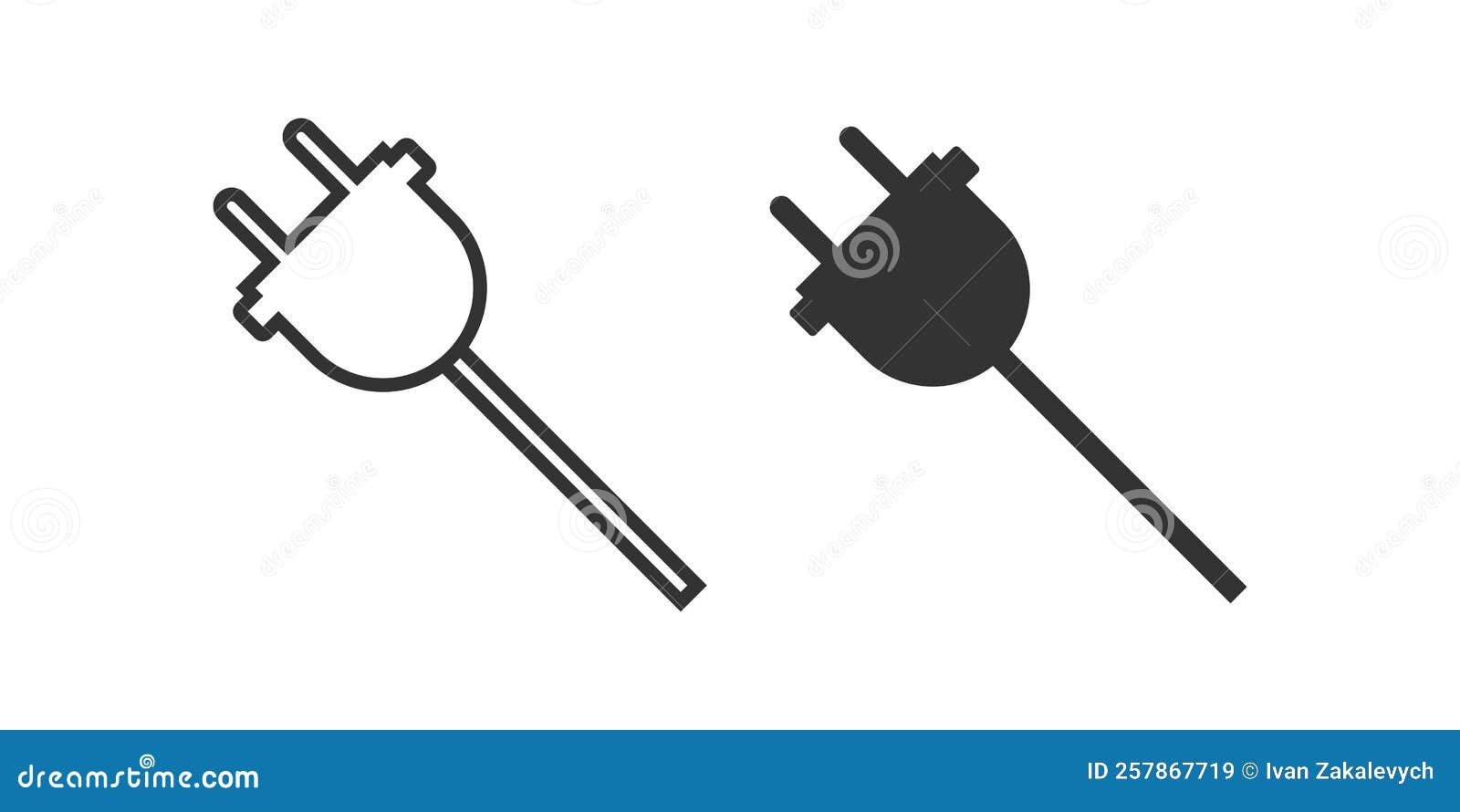 Electrical Plug Icon. Connect Socket Symbol. Sign Energy Cable Vector ...