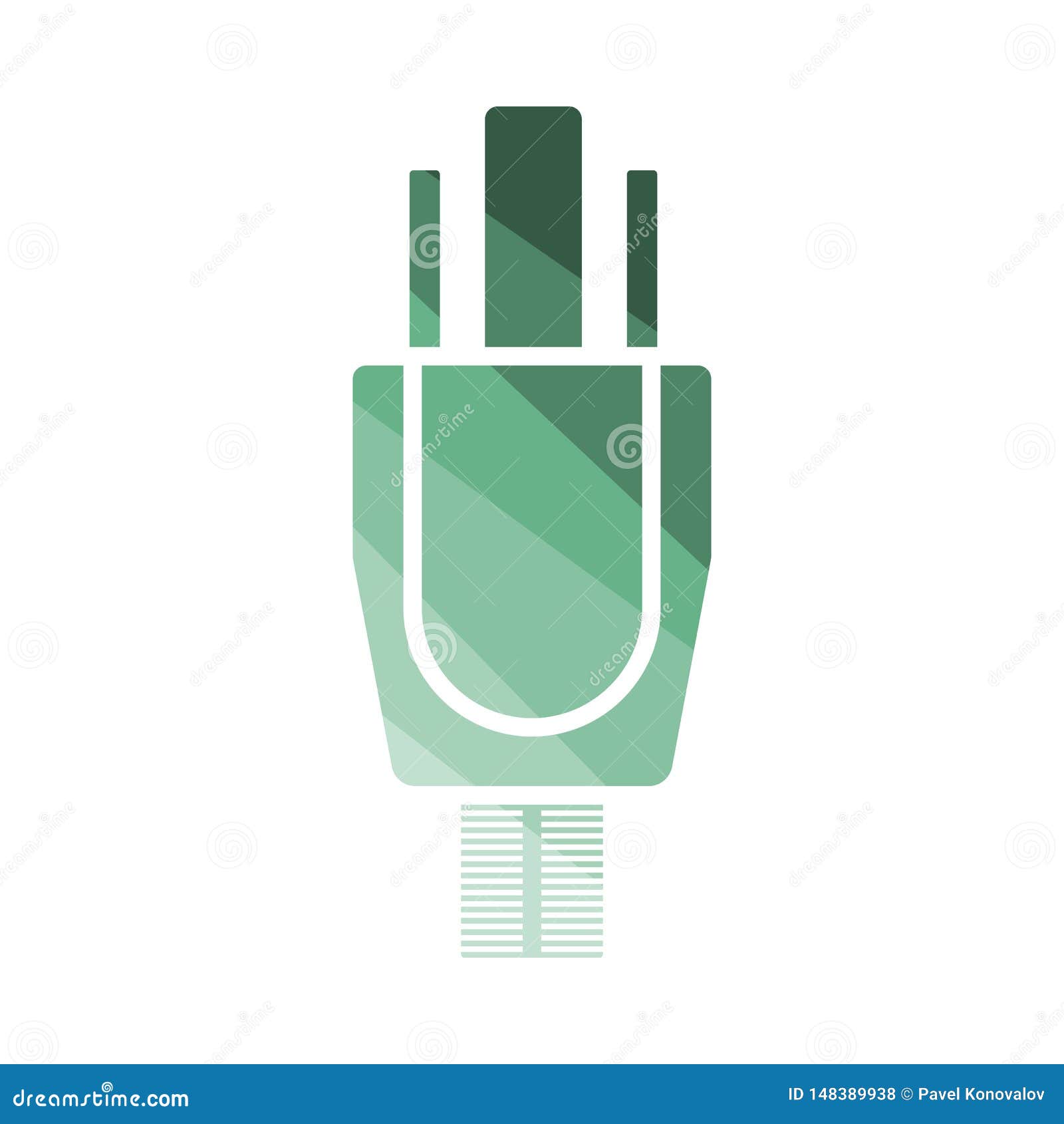 Electrical Plug Icon stock vector. Illustration of connection - 148389938