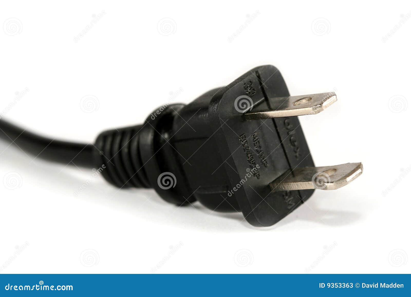 Electrical plug isolated stock image. Image of unplugged - 9353363