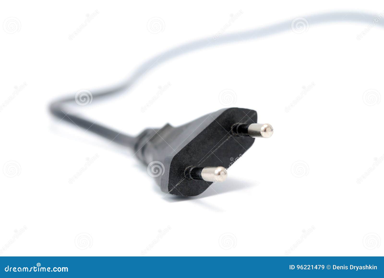 Electrical Plug Isolated on White Background Stock Image - Image of ...
