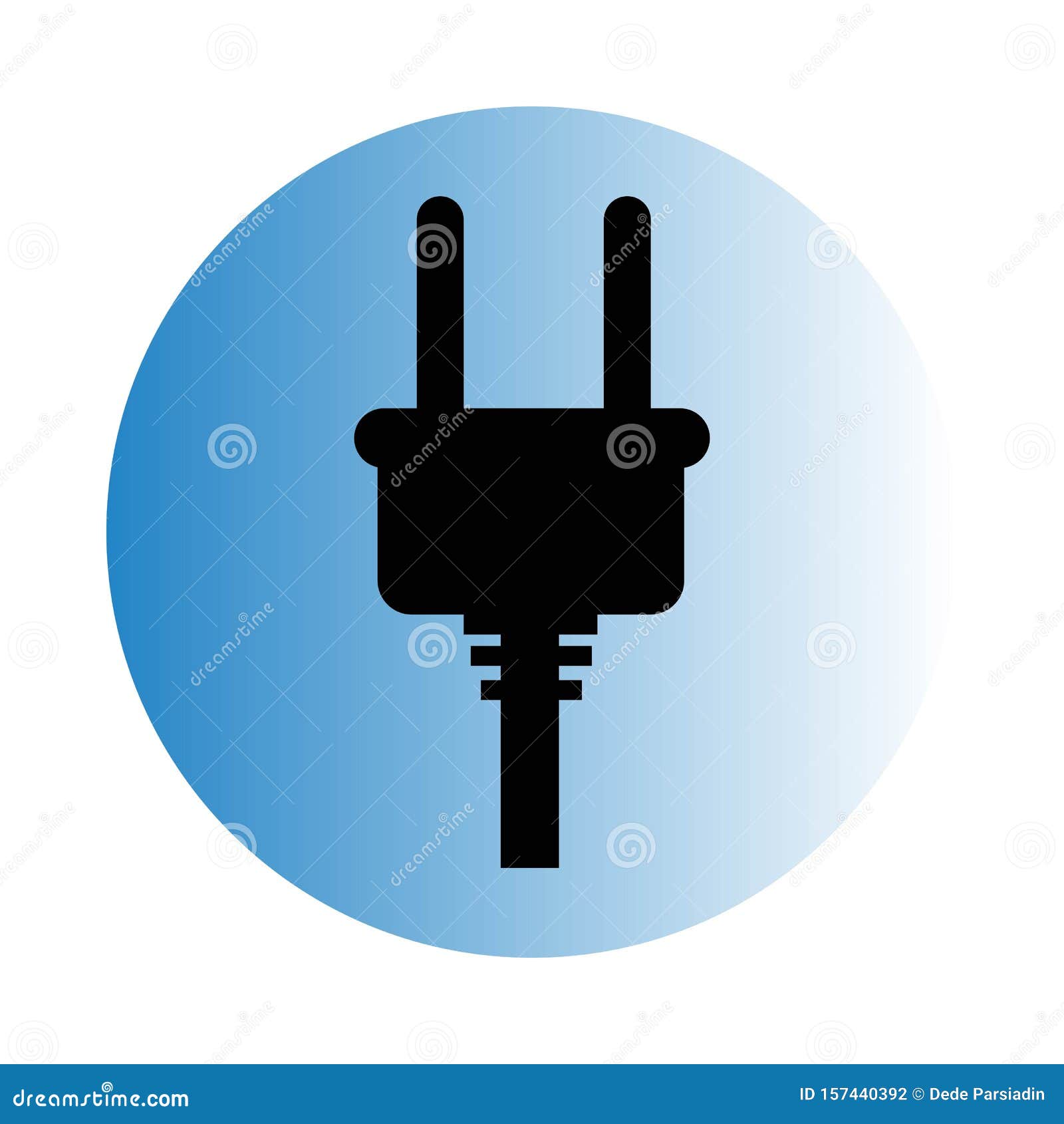 Electrical Plug Logo Template Vector Icon Illustration Design Stock ...