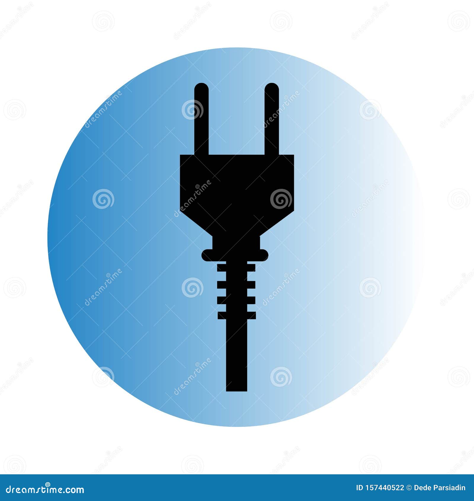 Electrical Plug Logo Template Vector Icon Illustration Design Stock ...
