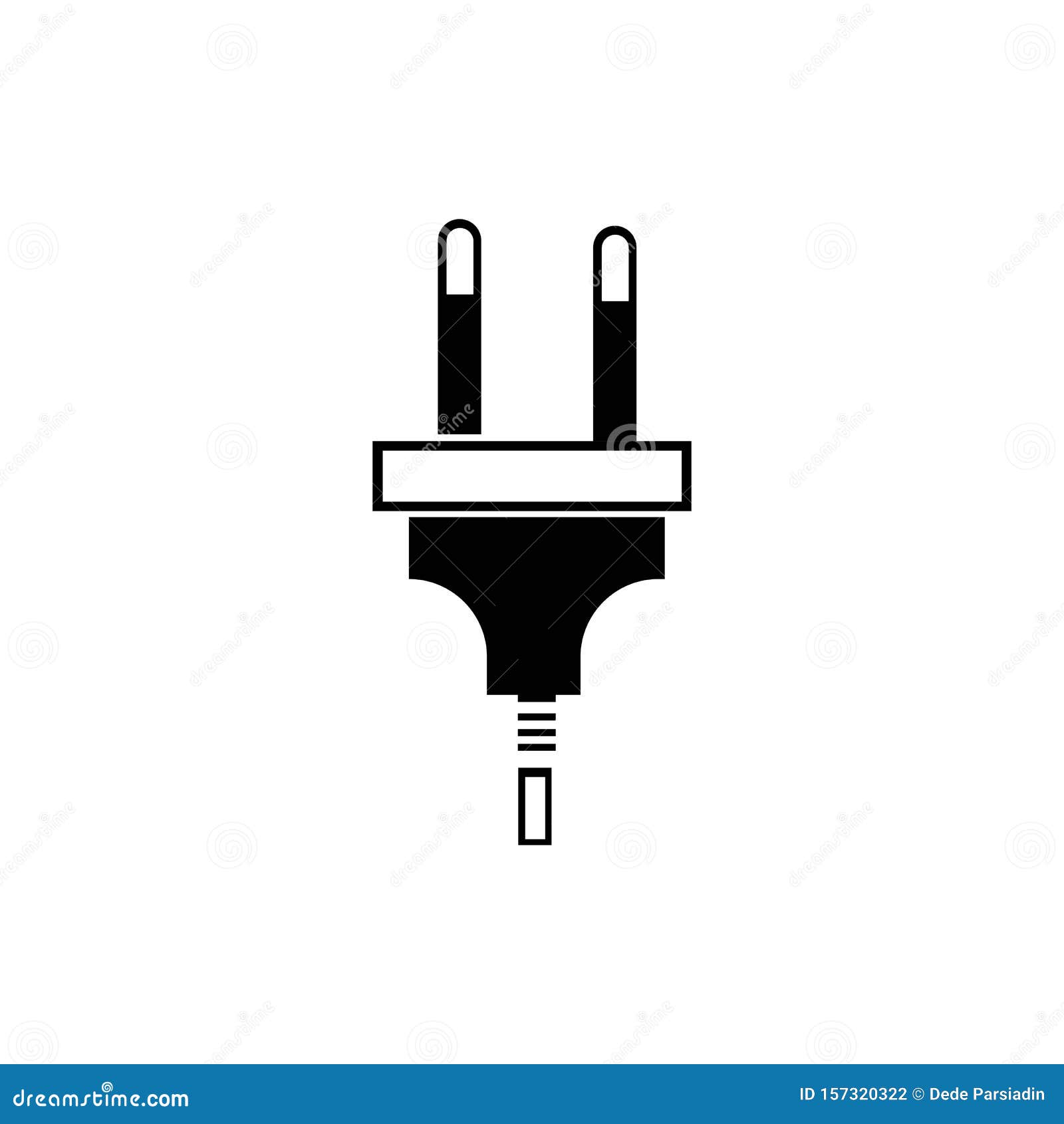 Electrical Plug Logo Template Vector Icon Illustration Design Stock ...