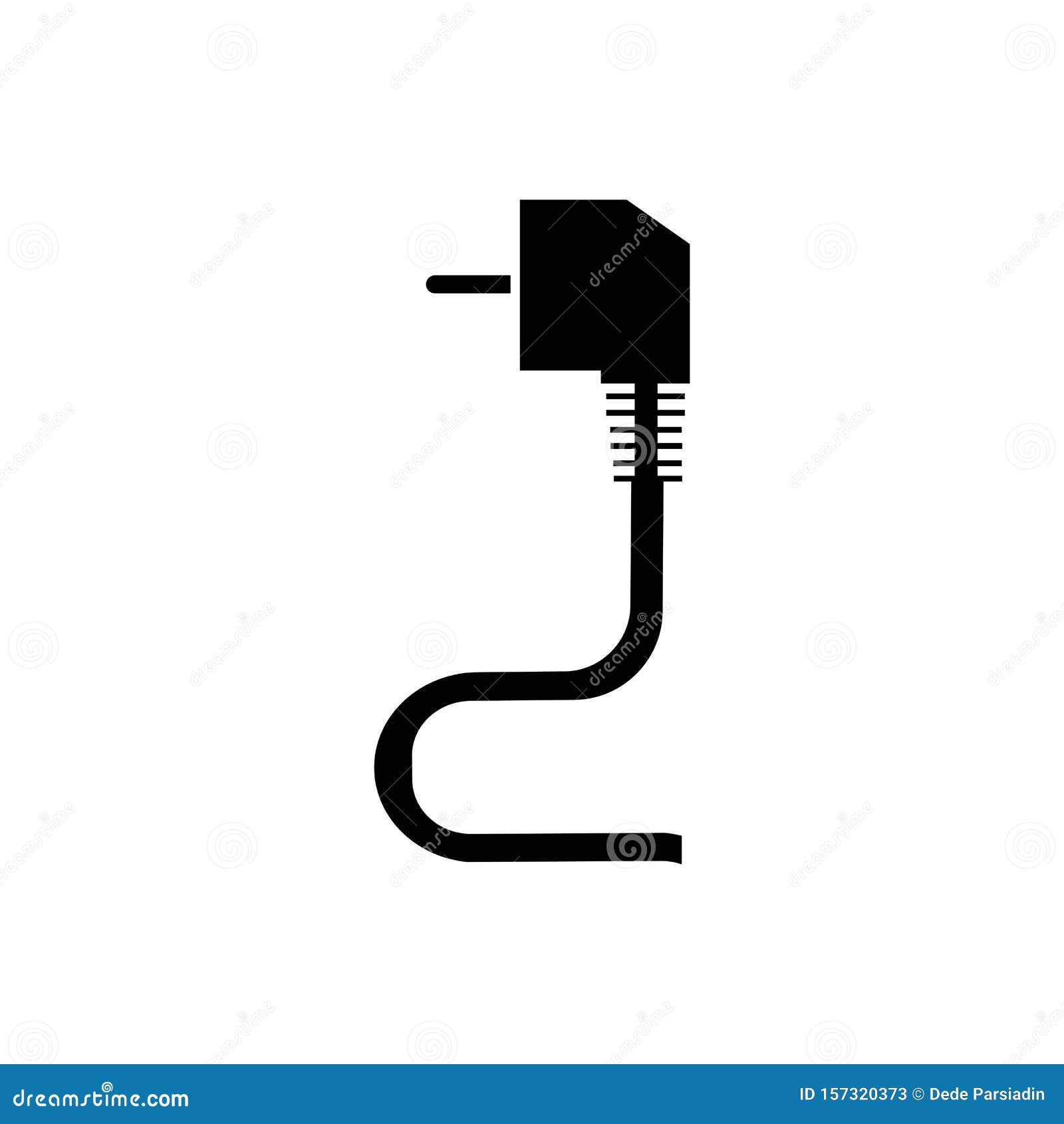 Electrical Plug Logo Template Vector Icon Illustration Design Stock ...