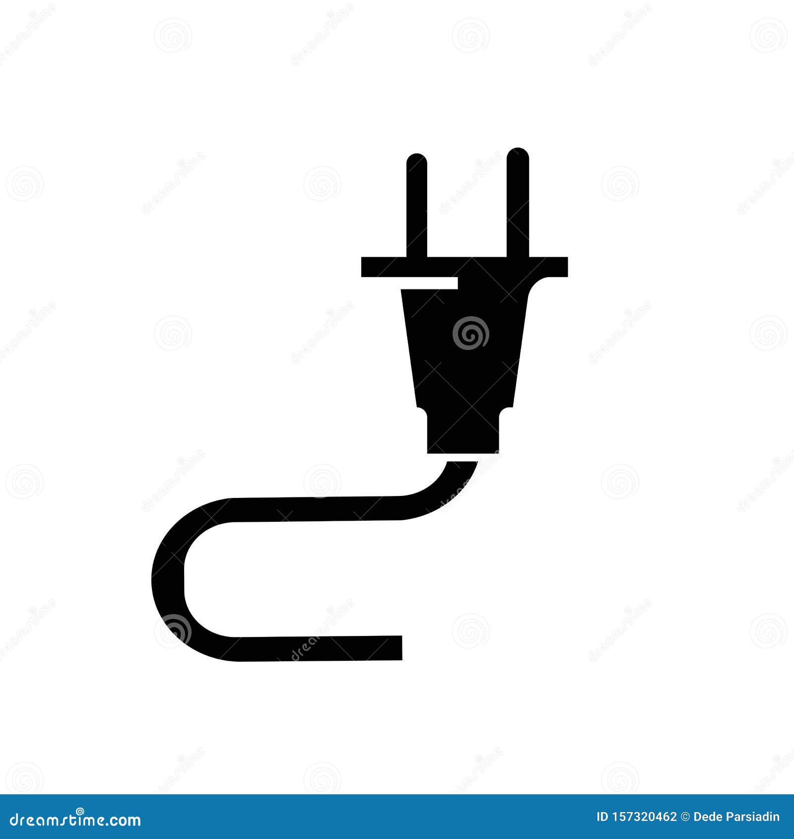 Electrical Plug Logo Template Vector Icon Illustration Design Stock ...