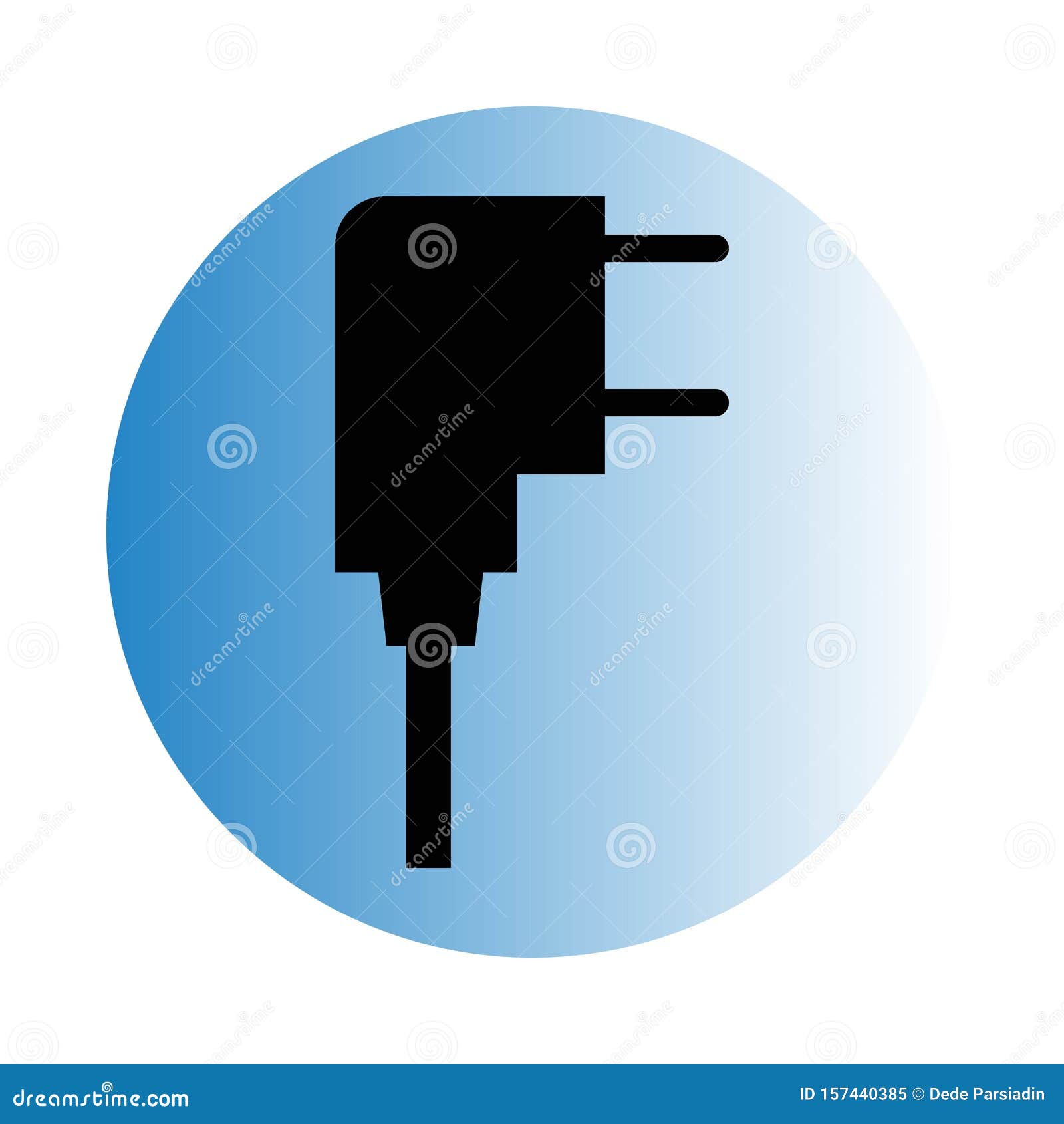 Electrical Plug Logo Template Vector Icon Illustration Design Stock ...
