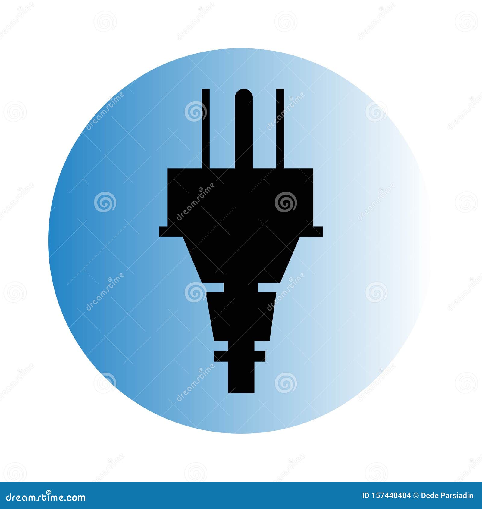 Electrical Plug Logo Template Vector Icon Illustration Design Stock ...