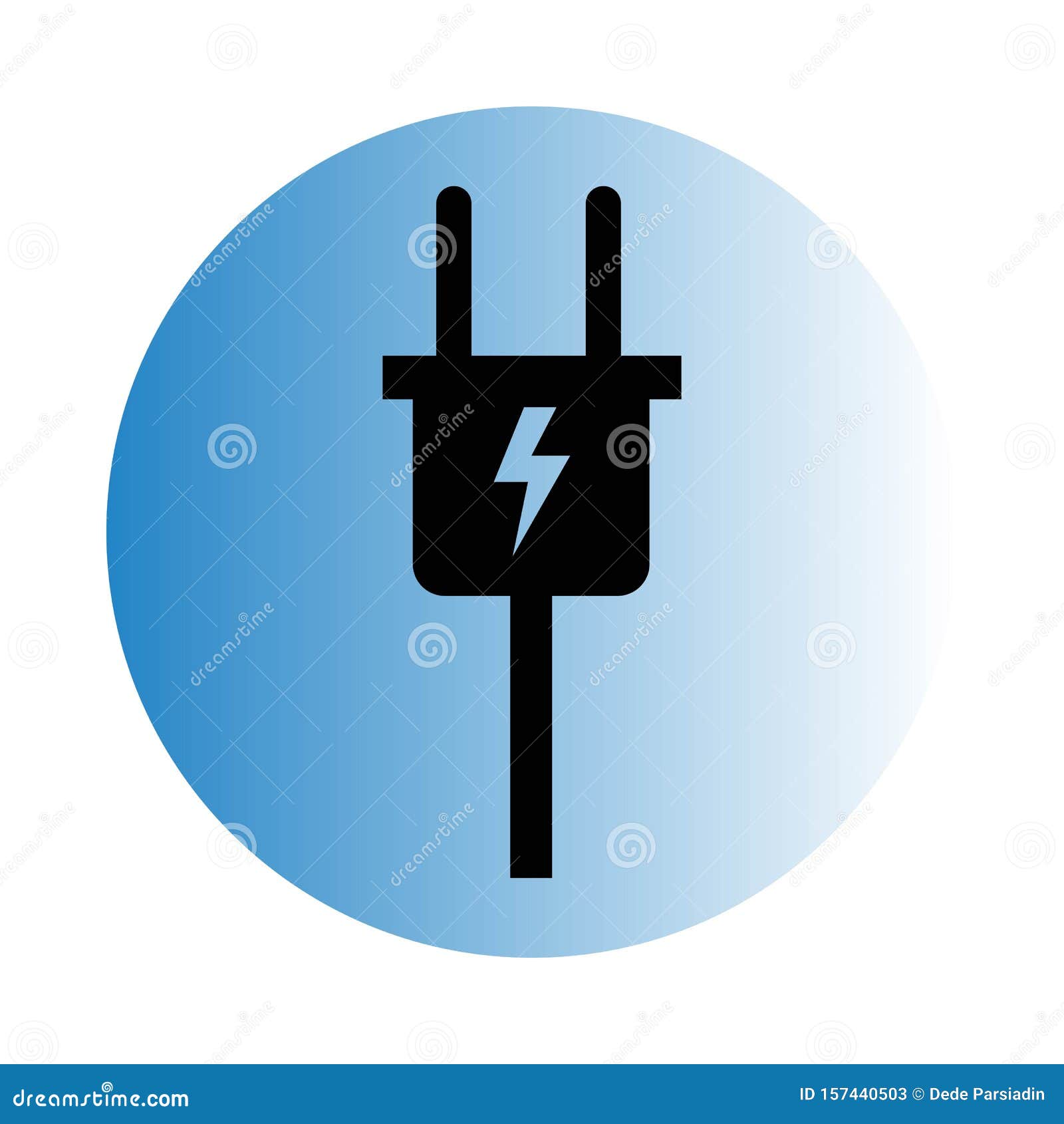 Electrical Plug Logo Template Vector Icon Illustration Design Stock ...