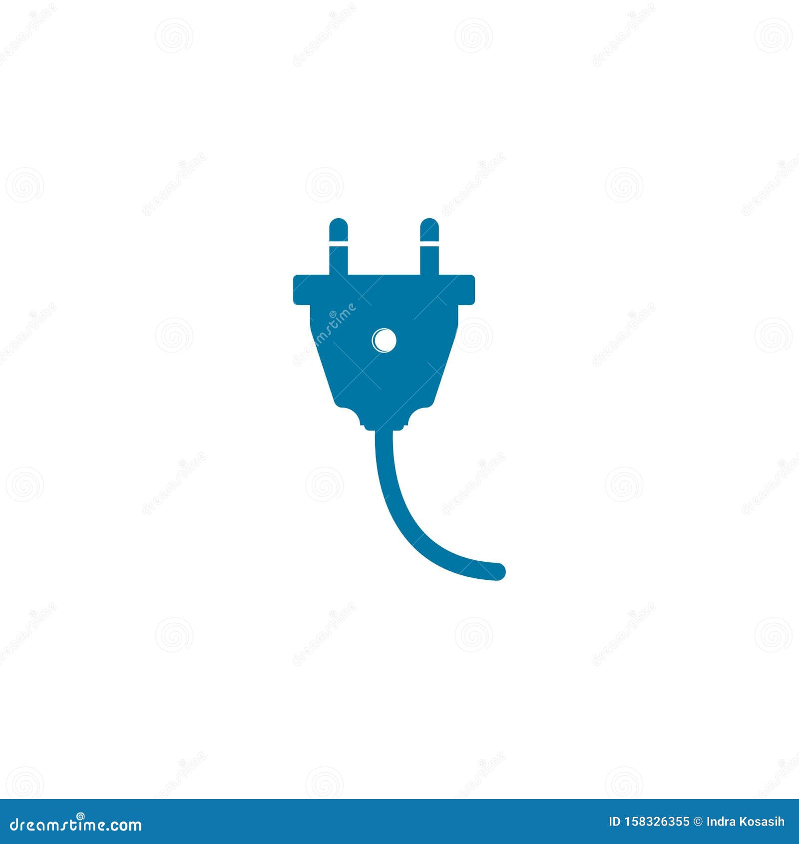 Electrical Plug Logo Vector Icon Illustration Stock Vector ...