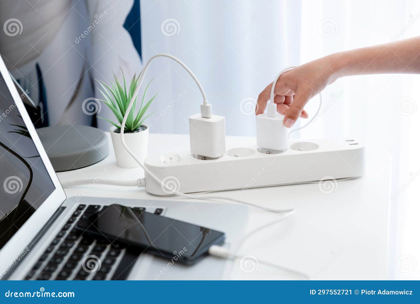 Electrical Plug in Outlet Socket at Home Stock Image - Image of hour ...