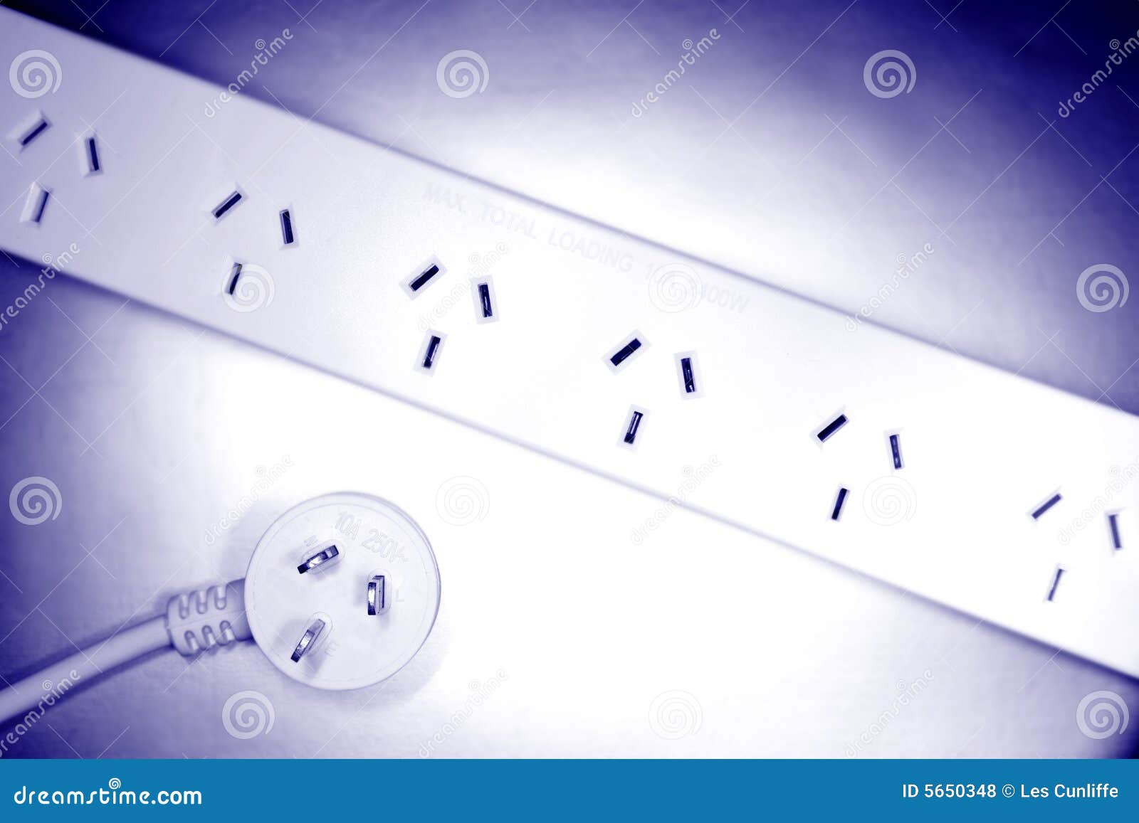 Electrical Plug and Power-board Stock Photo - Image of power, board ...