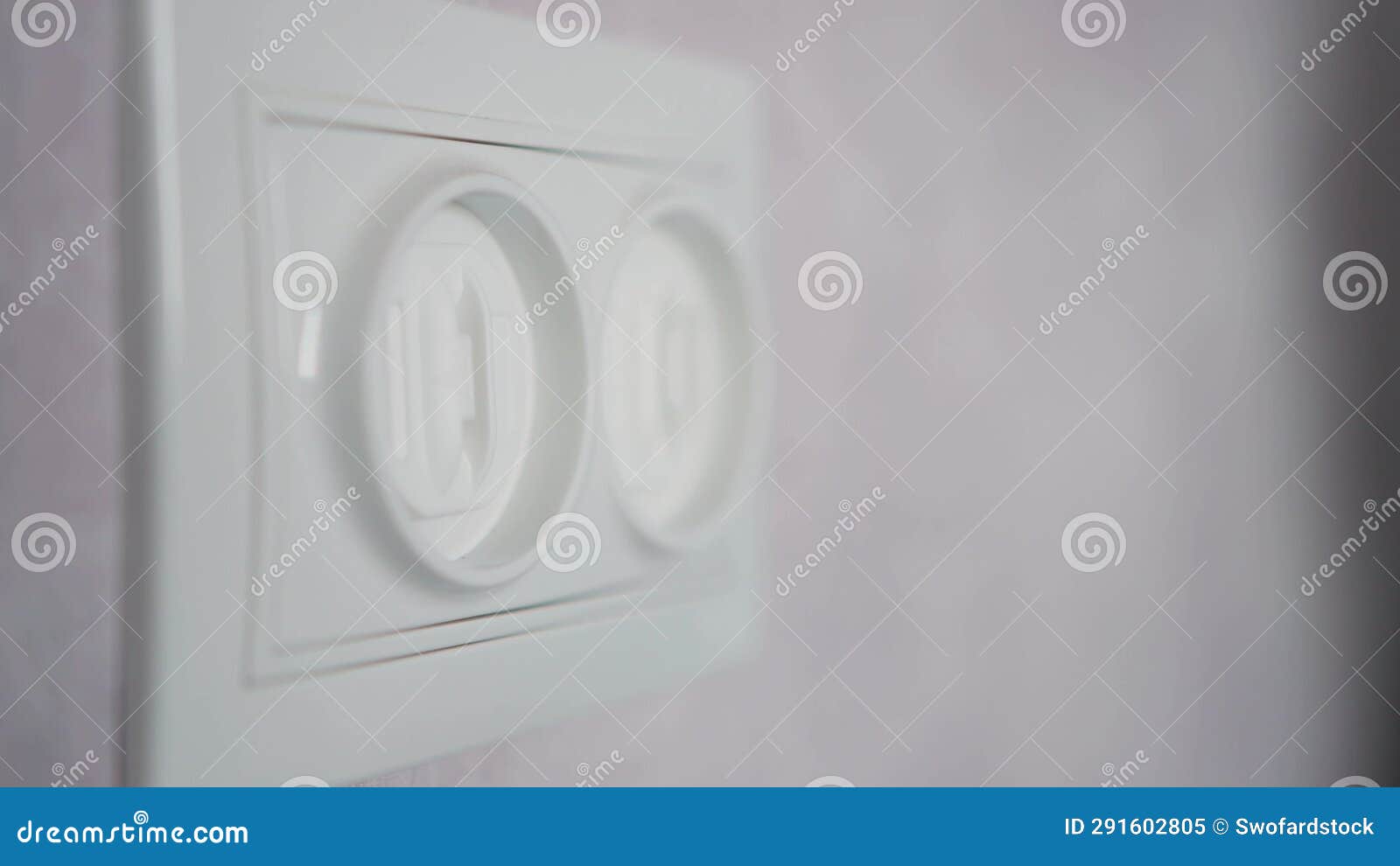 Electrical Plug in the Socket To Protect Children from Electric Shock ...