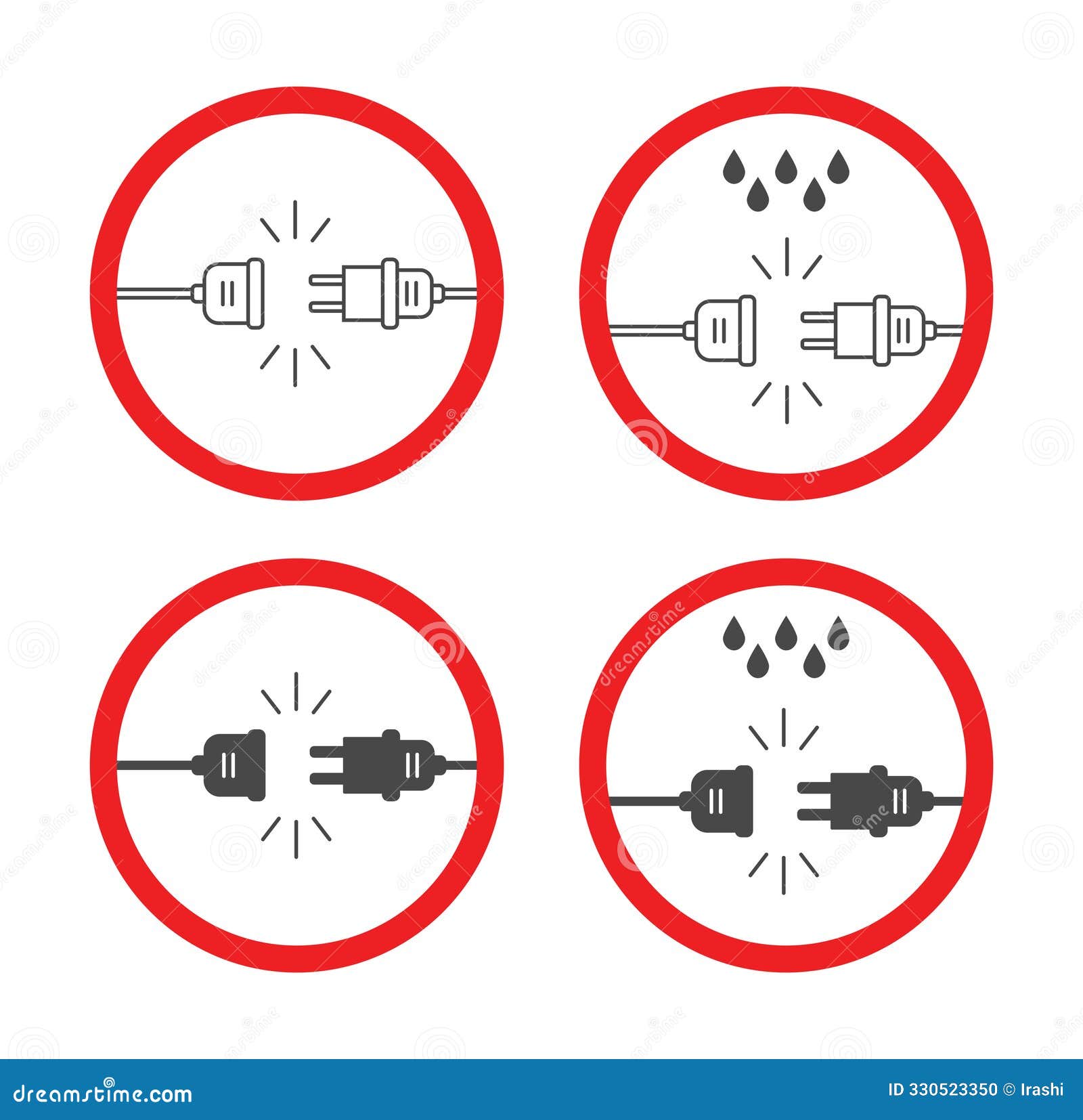 Electrical plug and socket stock vector. Illustration of electrical ...